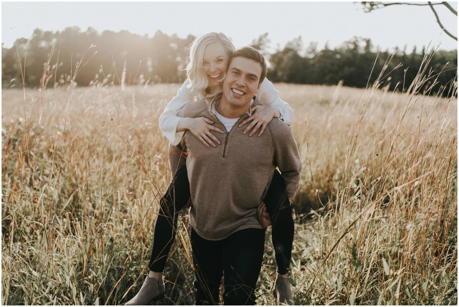 Katie + Johnny's Minnesota Engagement Session — Rosetree Events