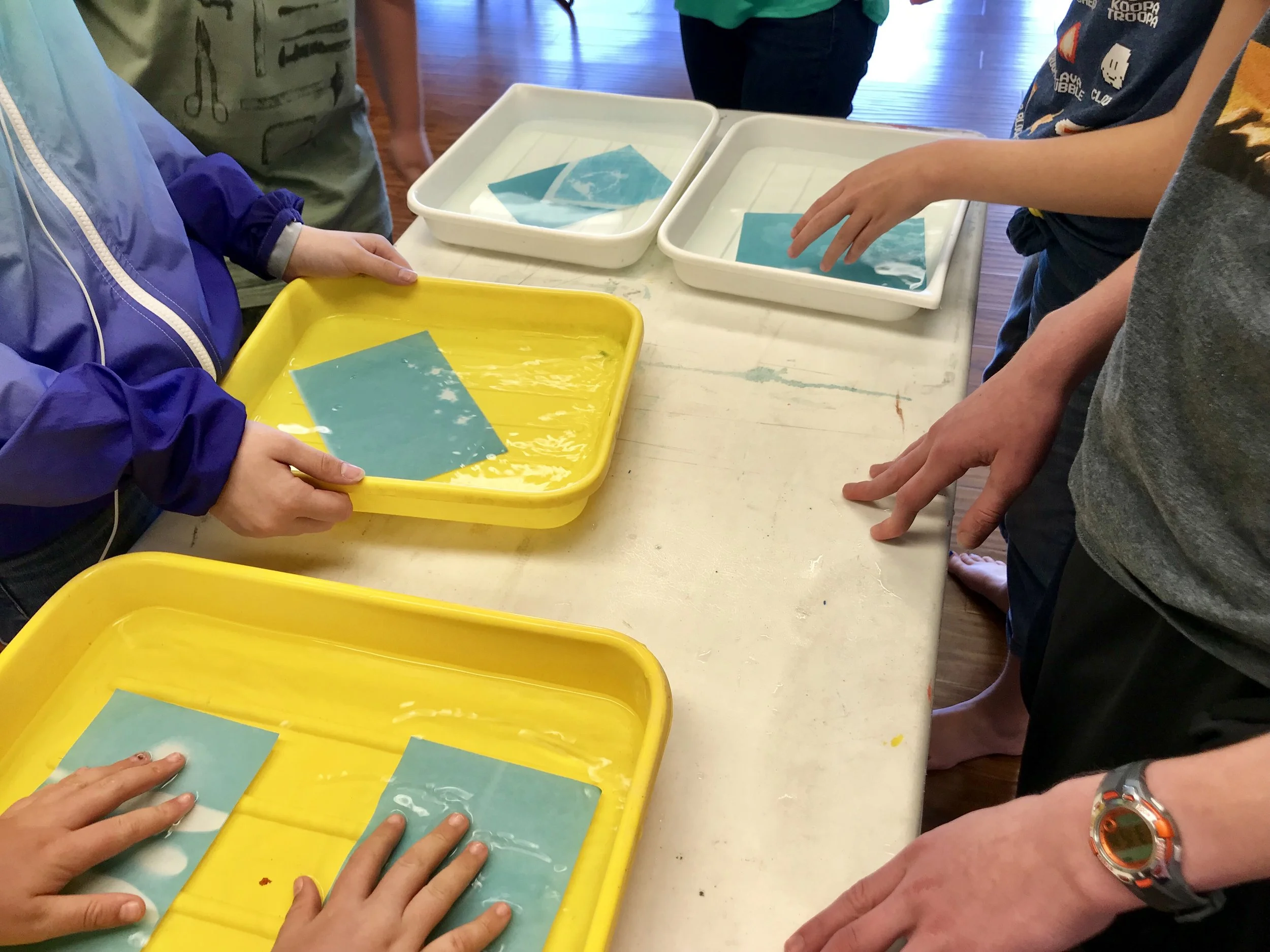 Kids Cyanotype Workshop — The Light Room