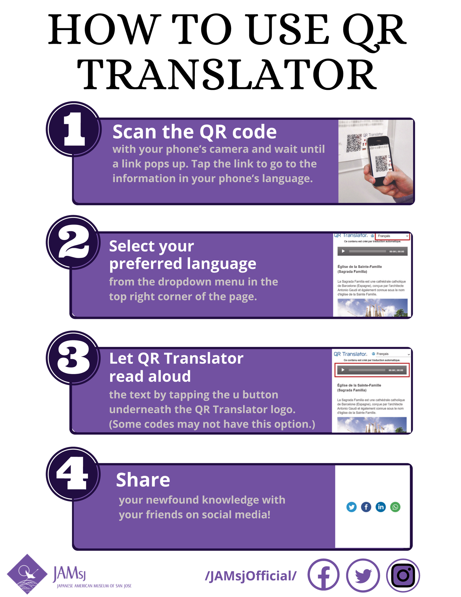 JAMsj Exhibits to Support 15 Languages with Innovative QR Translator ...