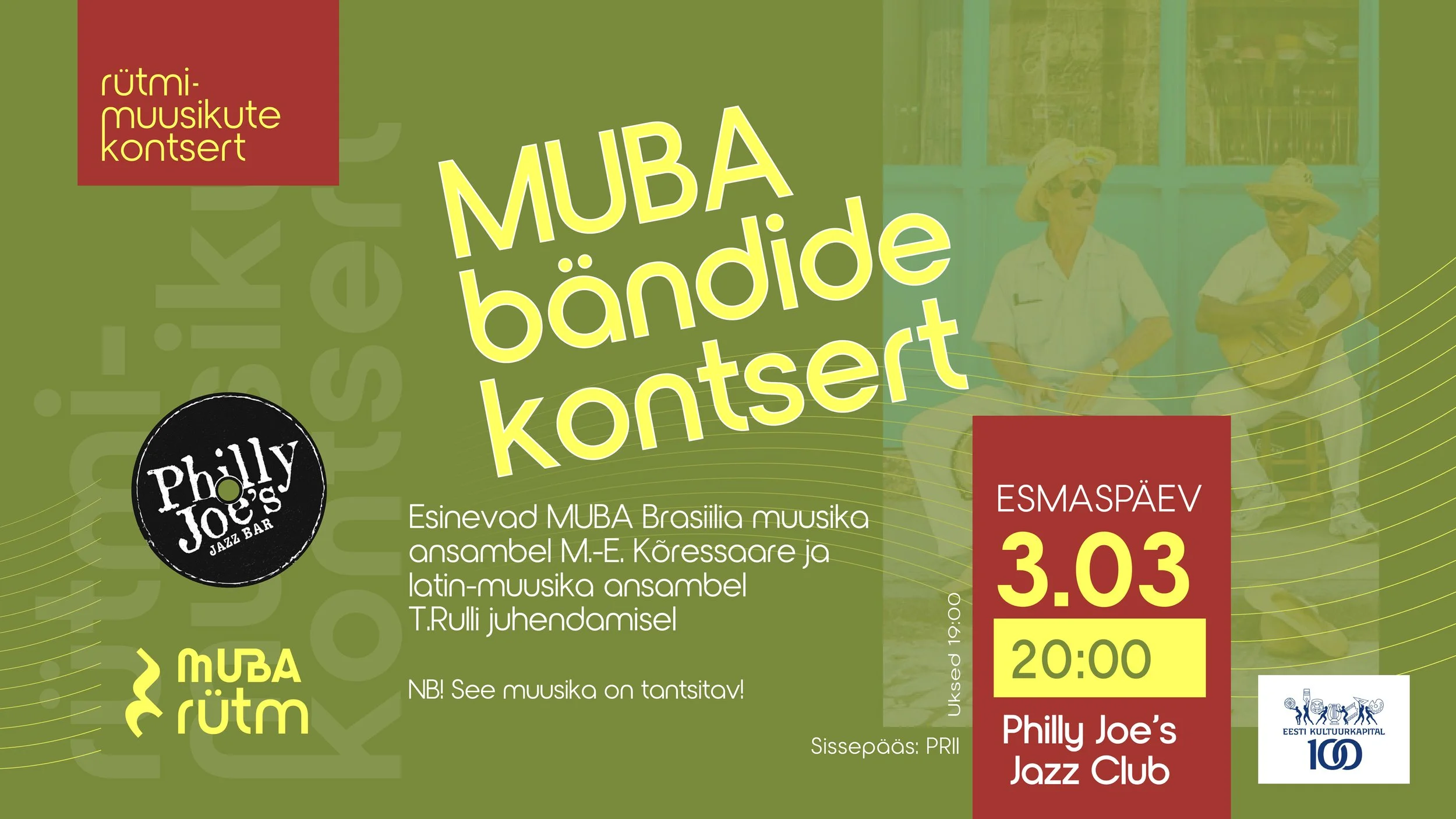 Programme — Philly Joe's Tallinn