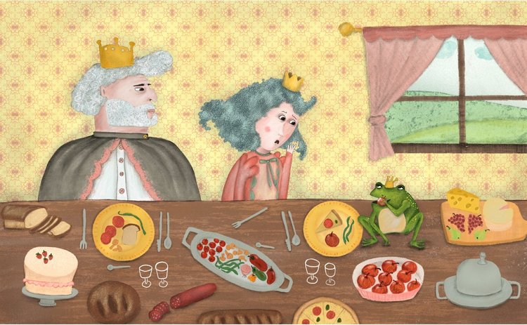 The Frog Prince illustration — Karina Busquets