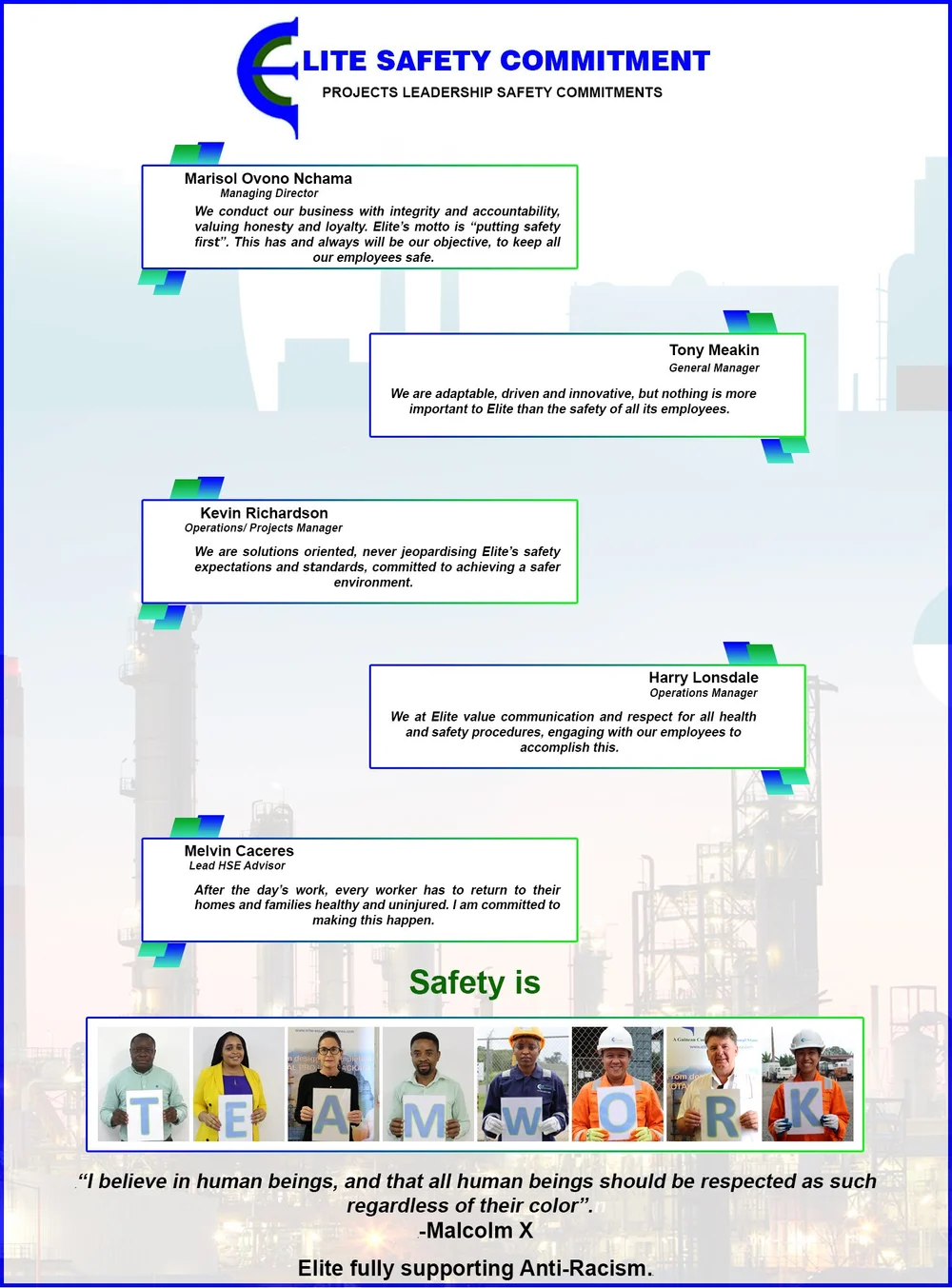 Safety Commitments — Elite Construcciones S.L.