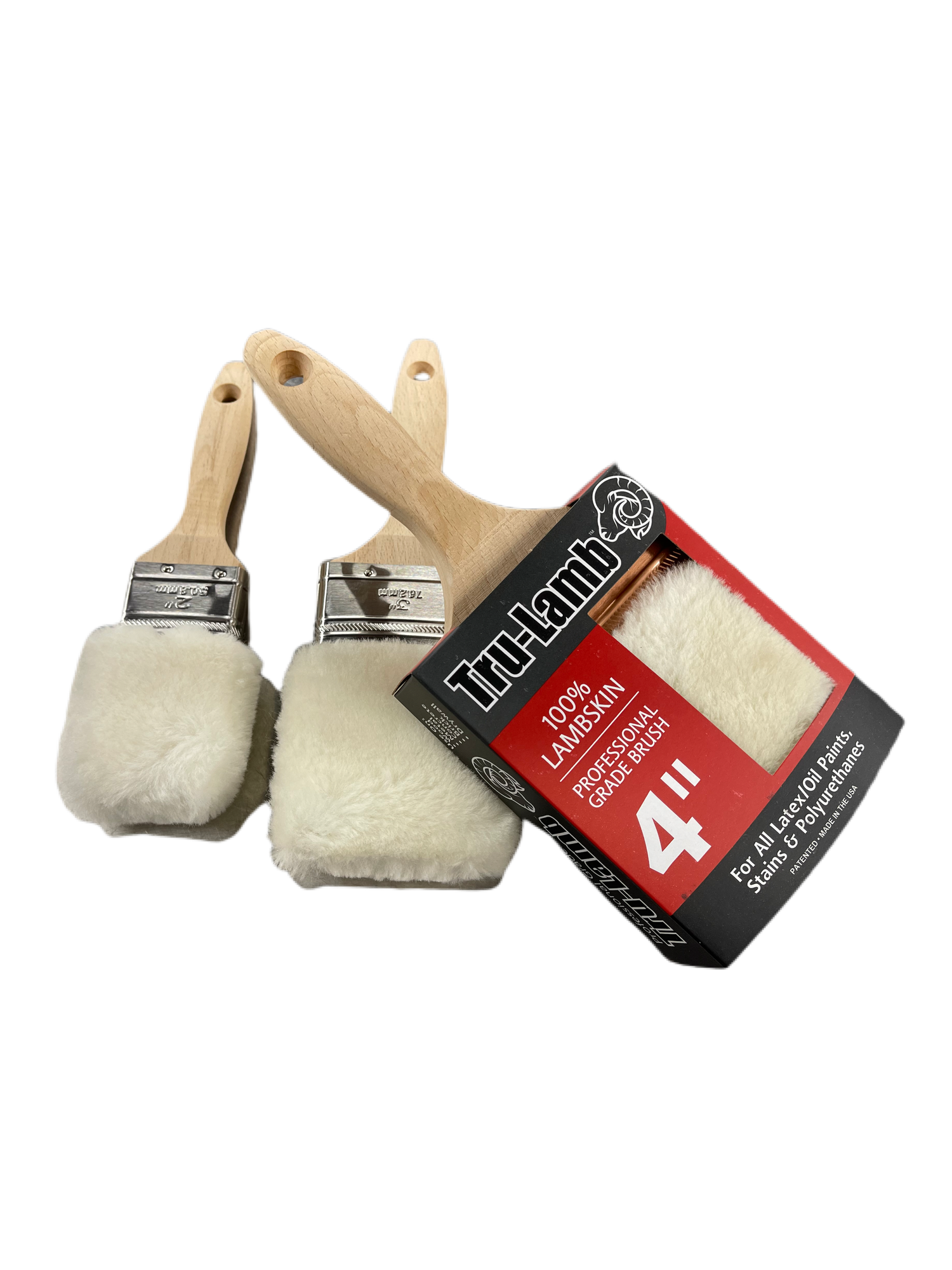 LAMBSKIN PAINT ROLLERS - BRUSHES & FLOOR APPLCIATORS - TRULAMB