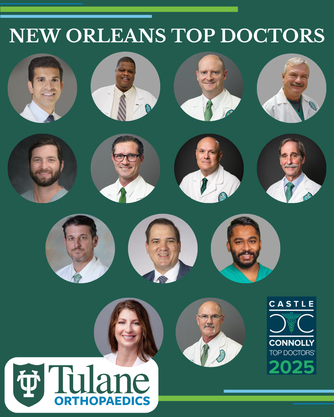 Tulane Orthopedic Physicians Listed as "Top Doctors in New Orleans" in ...