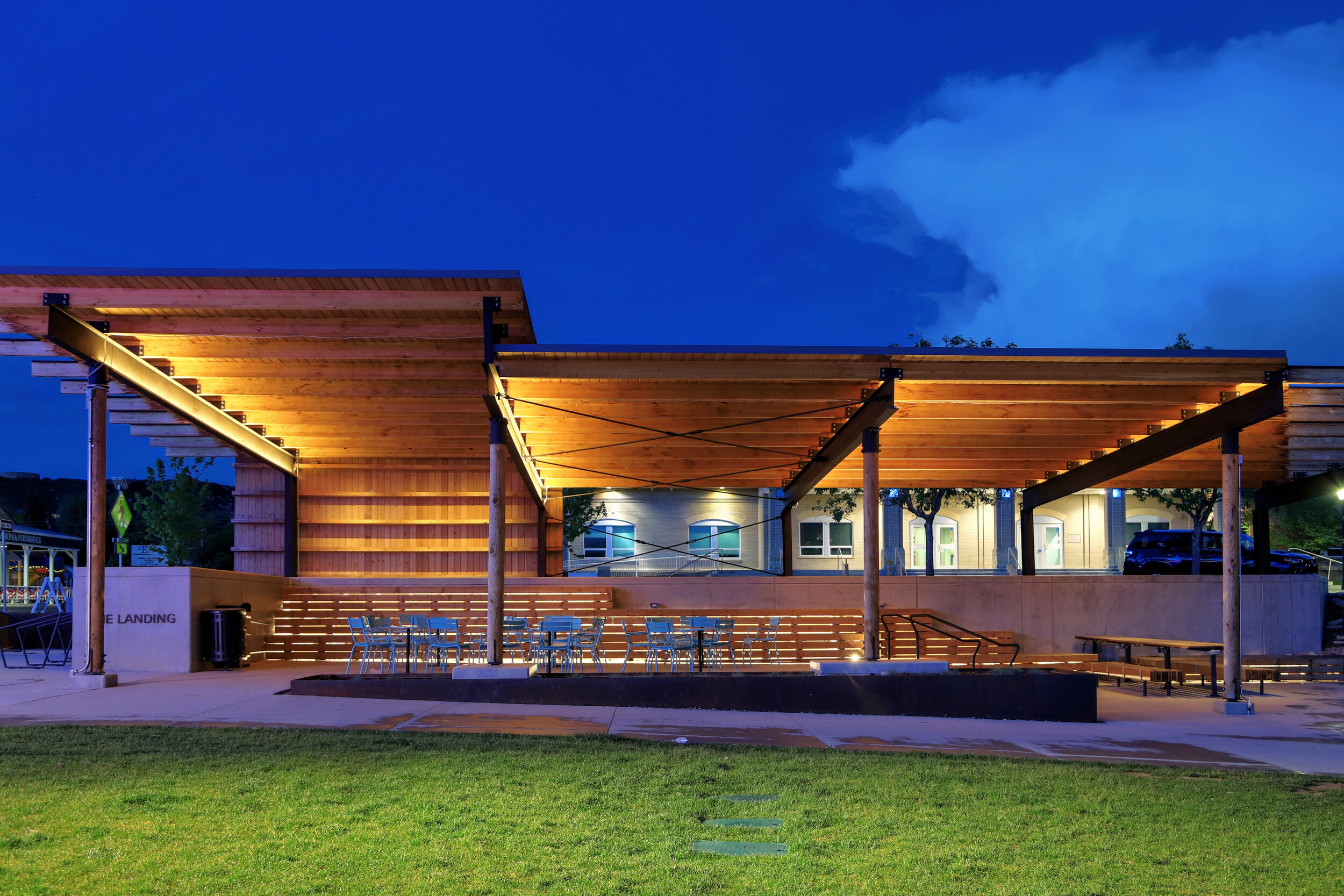 Modern Pavilion - Festival Park at Castle Rock Colorado - Tomecek ...