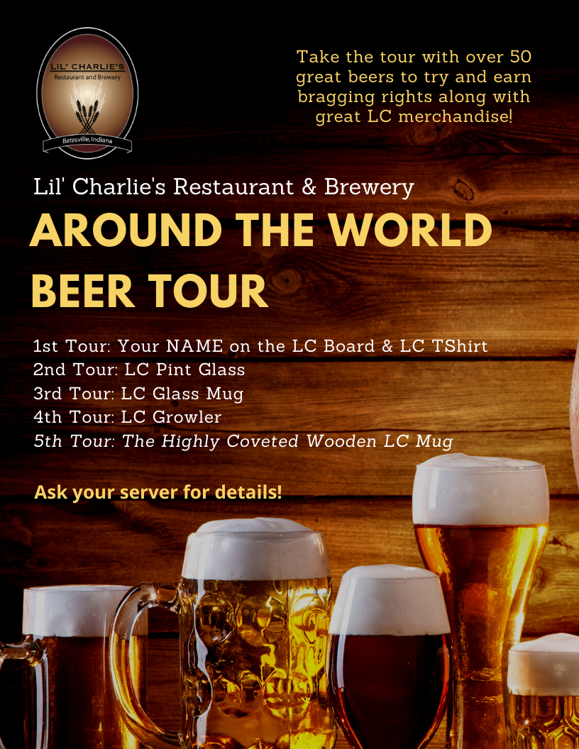About — Lil' Charlie's Restaurant and Brewery | Batesville, Indiana