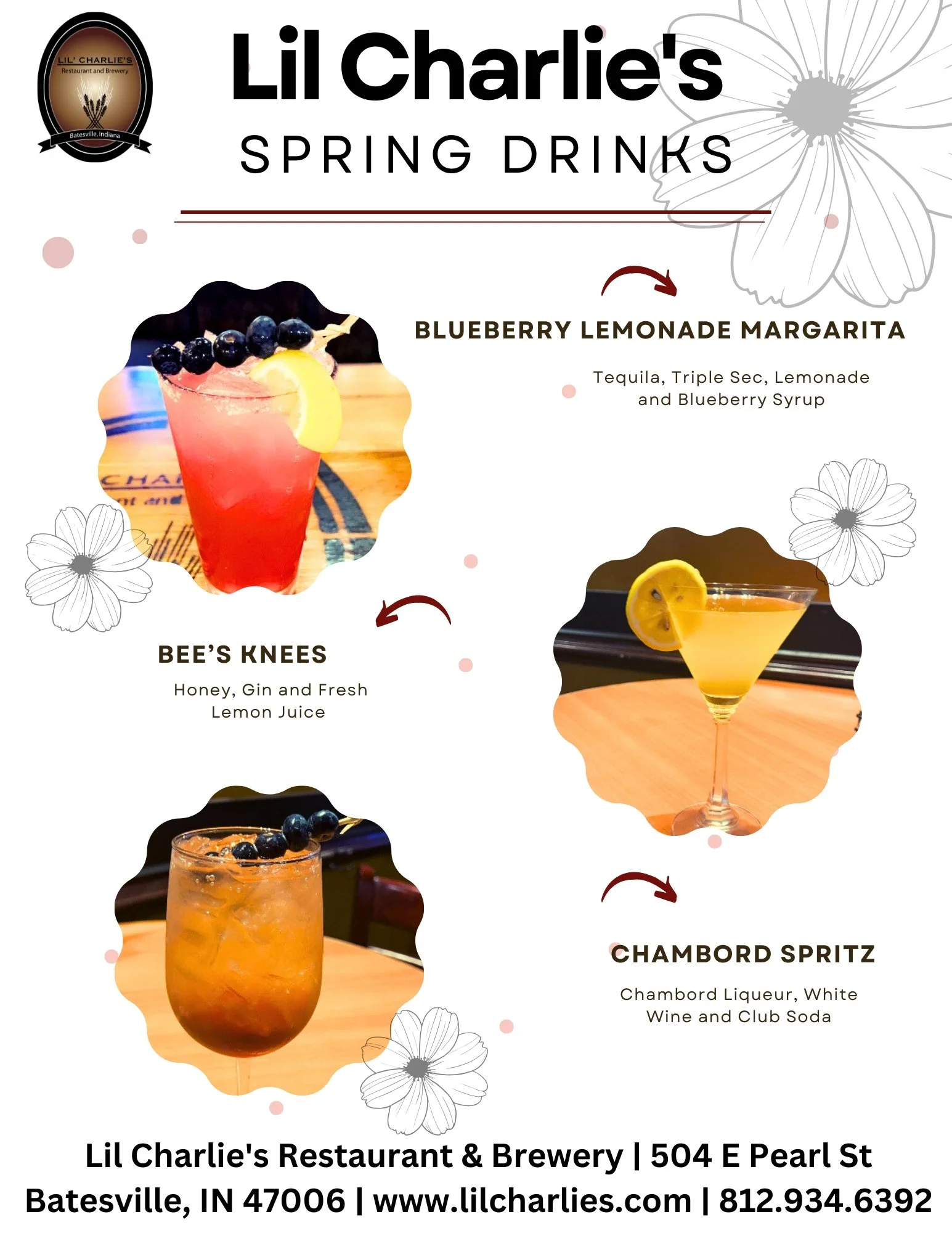 Specials — Lil' Charlie's Restaurant and Brewery | Batesville, Indiana
