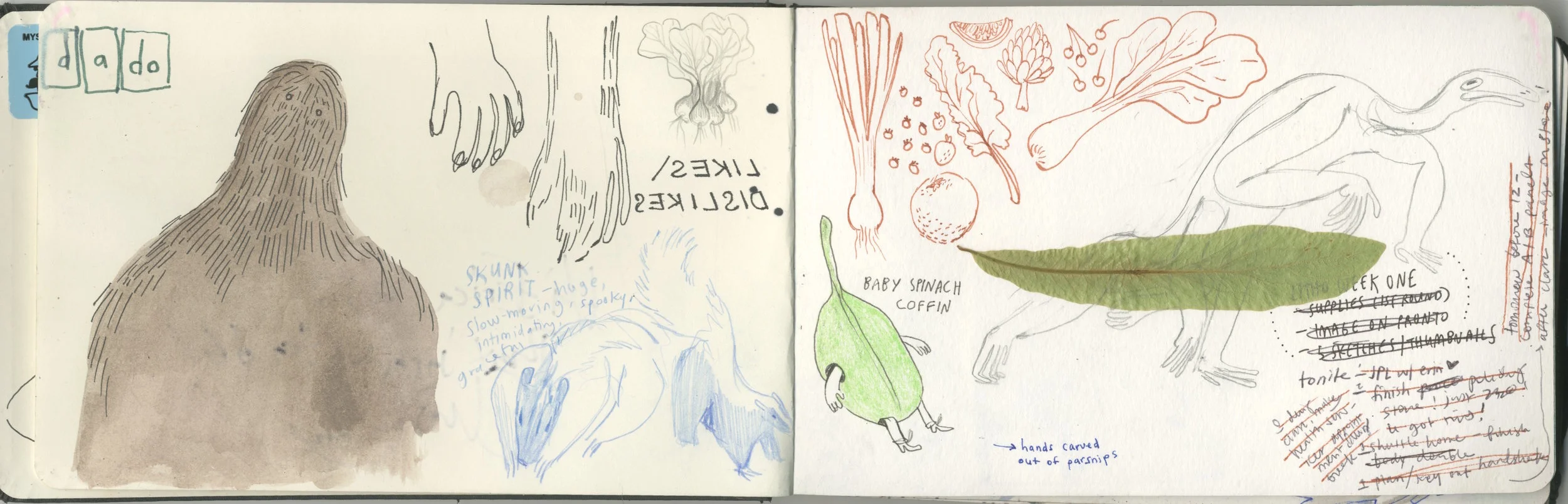 SKETCHBOOKS — ERICA MORICONI