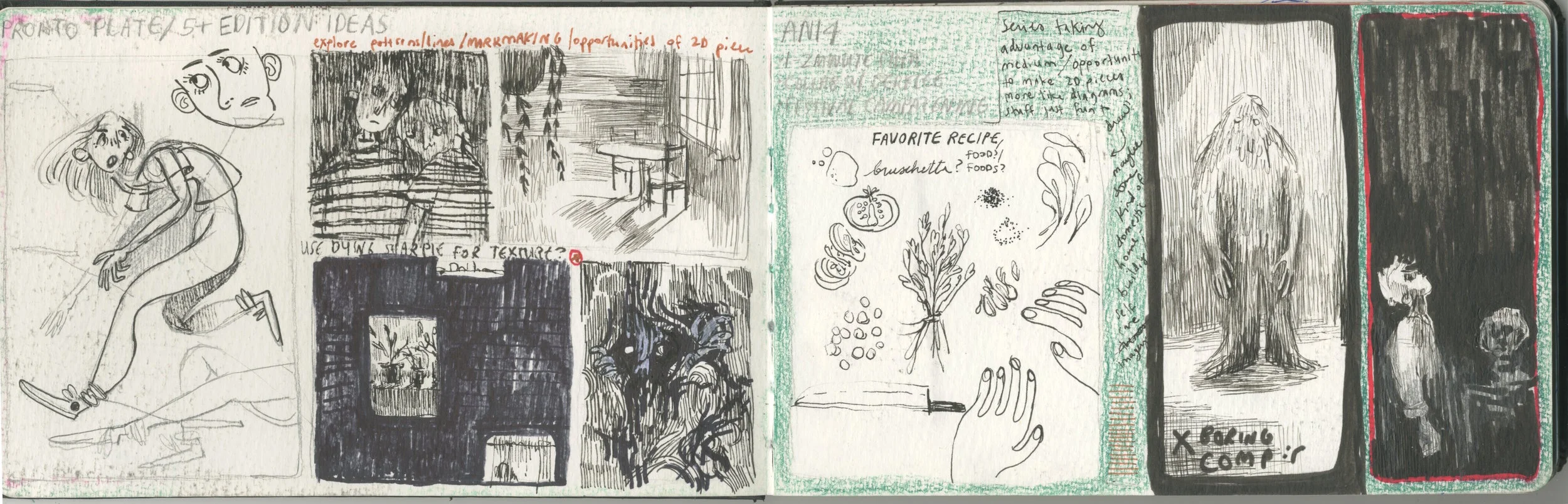 SKETCHBOOKS — ERICA MORICONI
