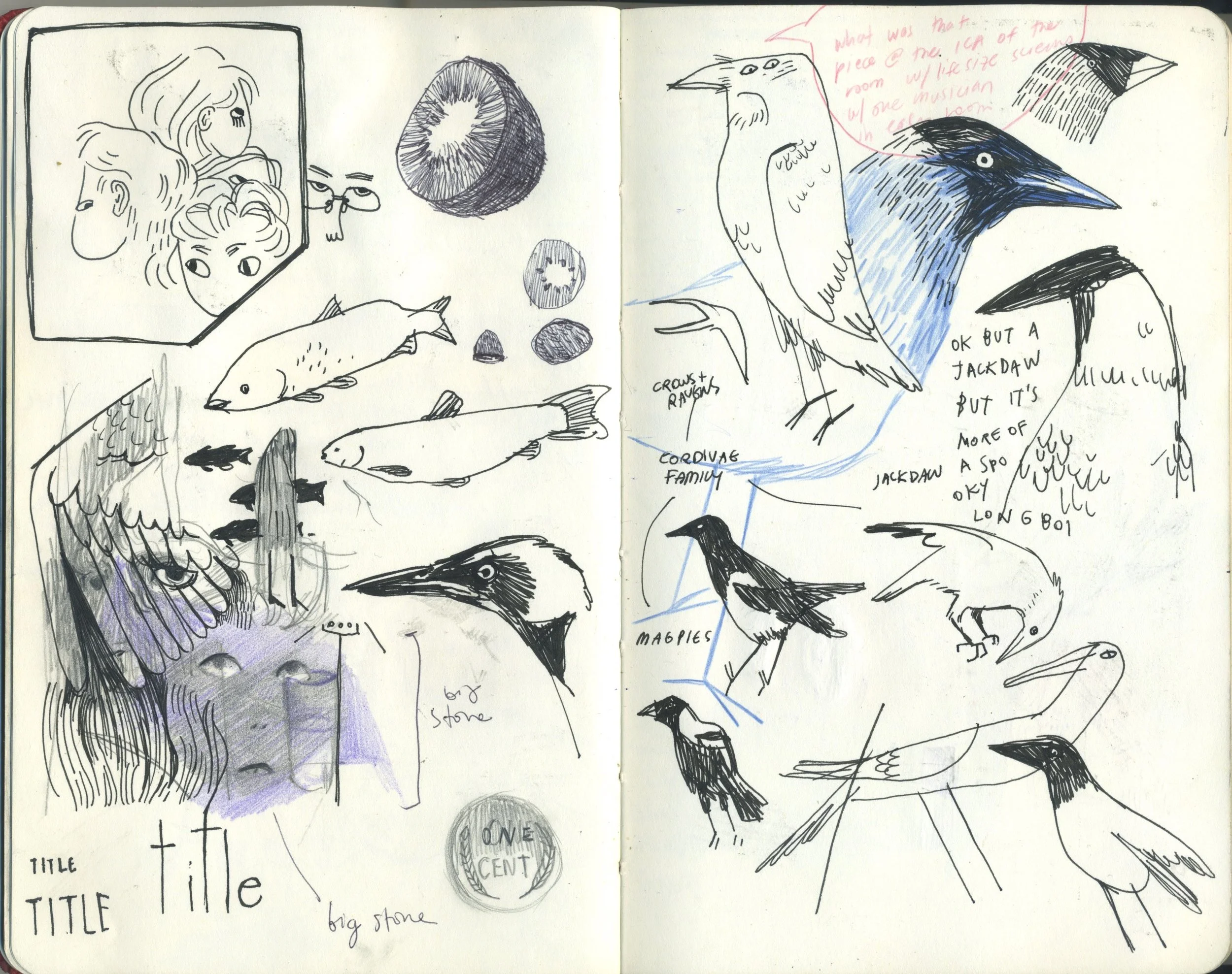 SKETCHBOOKS — ERICA MORICONI