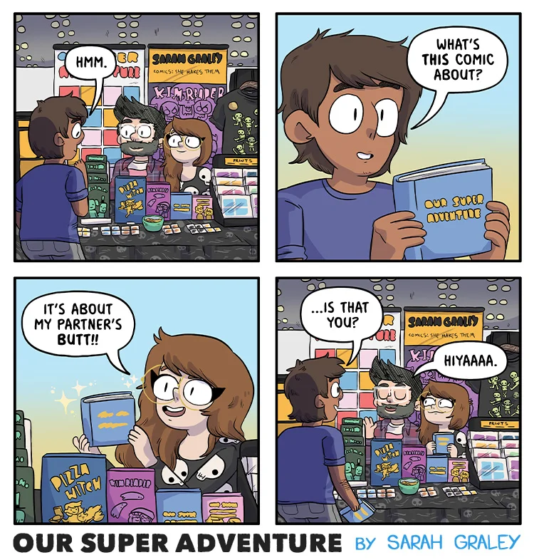 Sarah Graley - Our Super Adventure (Self Published/Oni Press)
