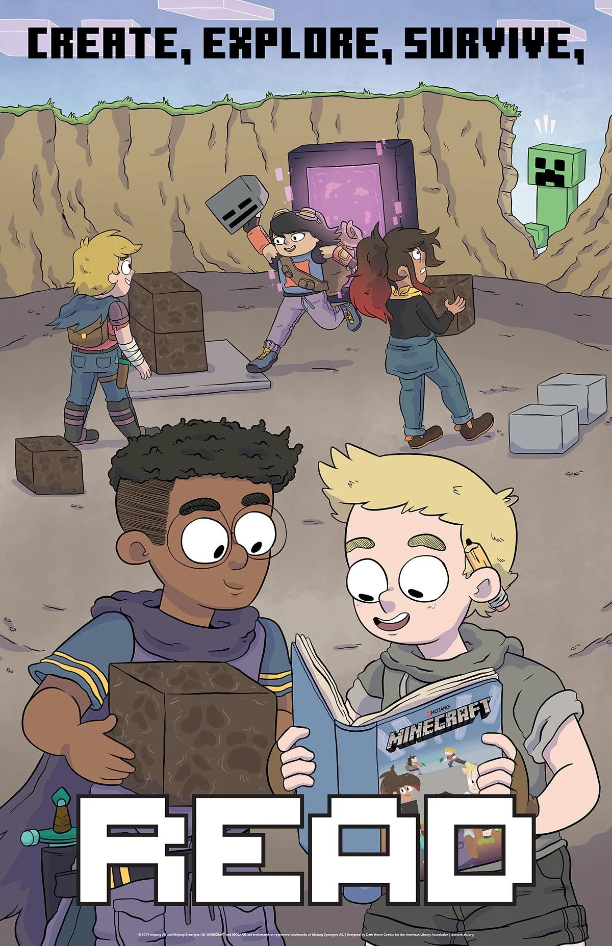 Sarah Graley - Minecraft ALA Poster