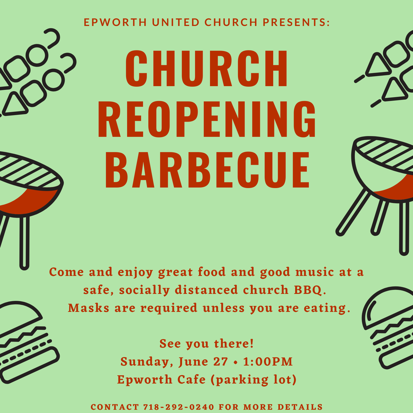 Church Bbq Flyer