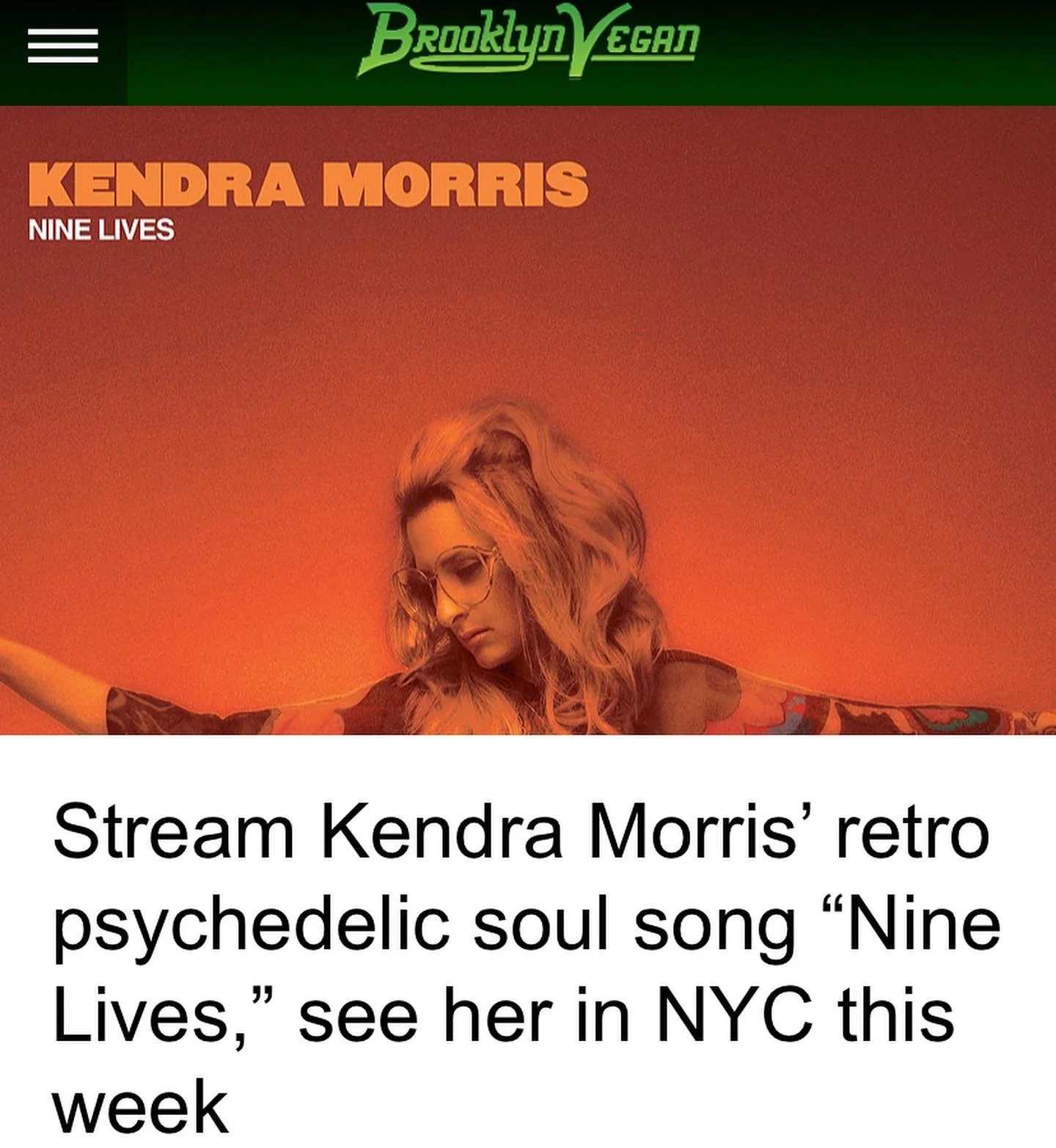 Kendra Morris Music