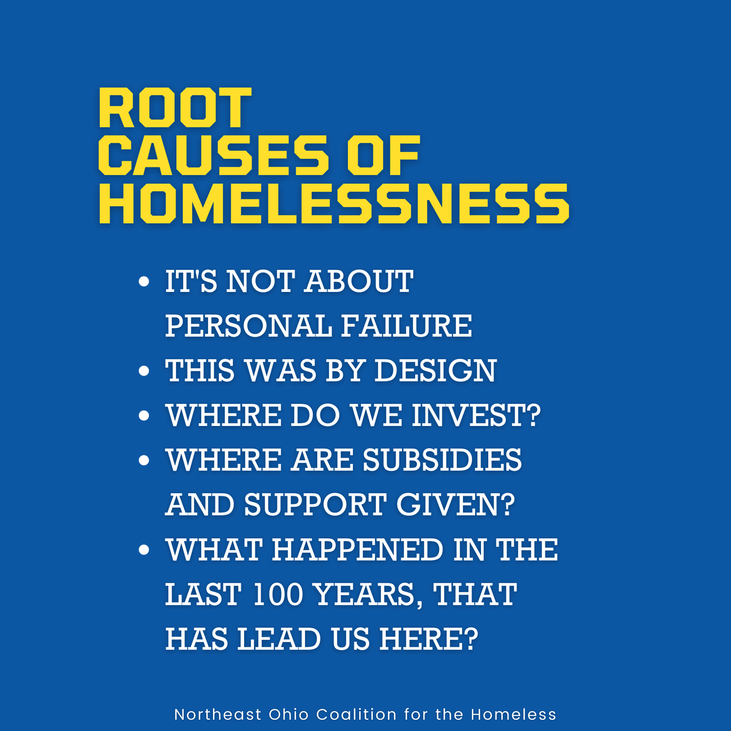 What Has Caused the Crisis of Homelessness in our Community ...