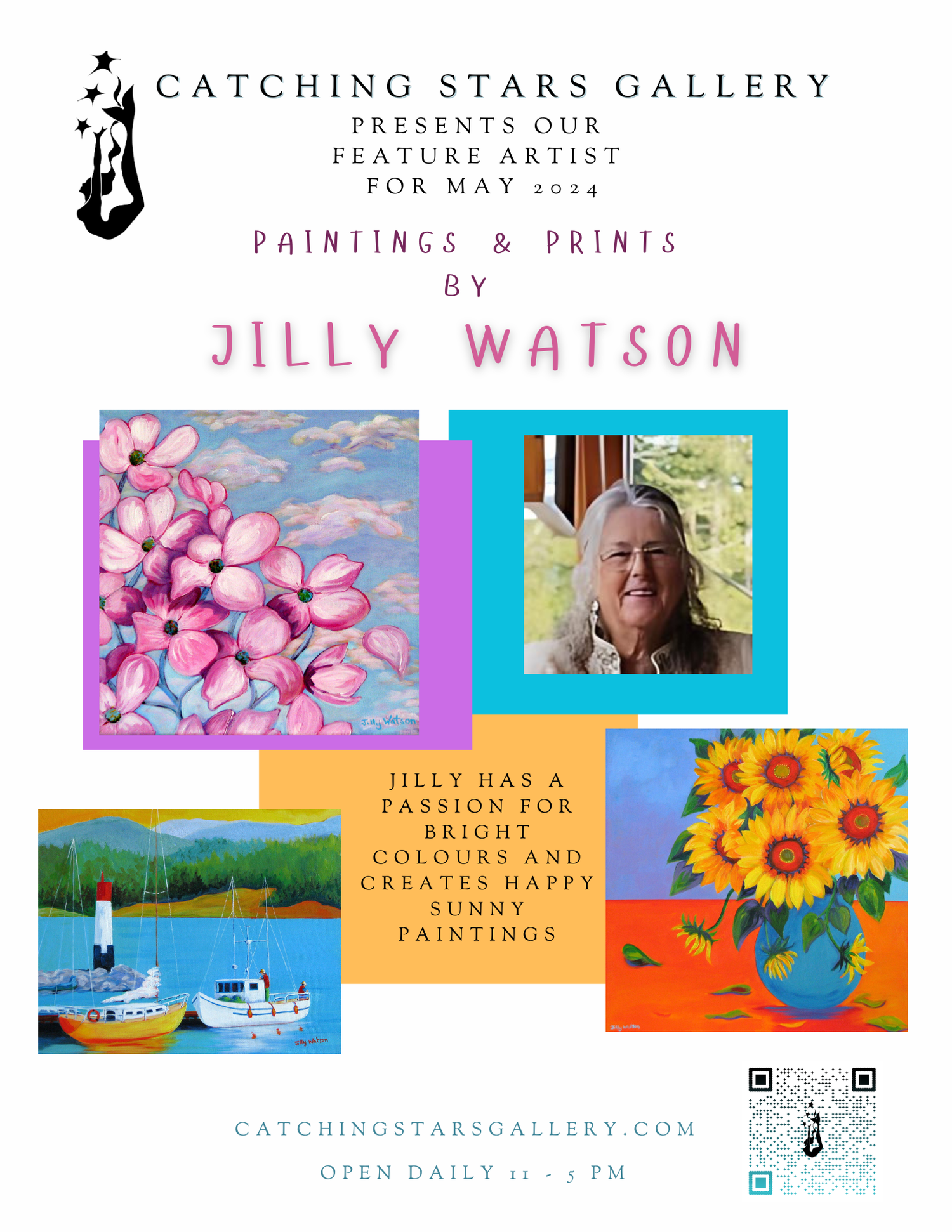 Feature Artist - Jilly Watson May 2024 | Catching Stars Gallery | Bowen ...