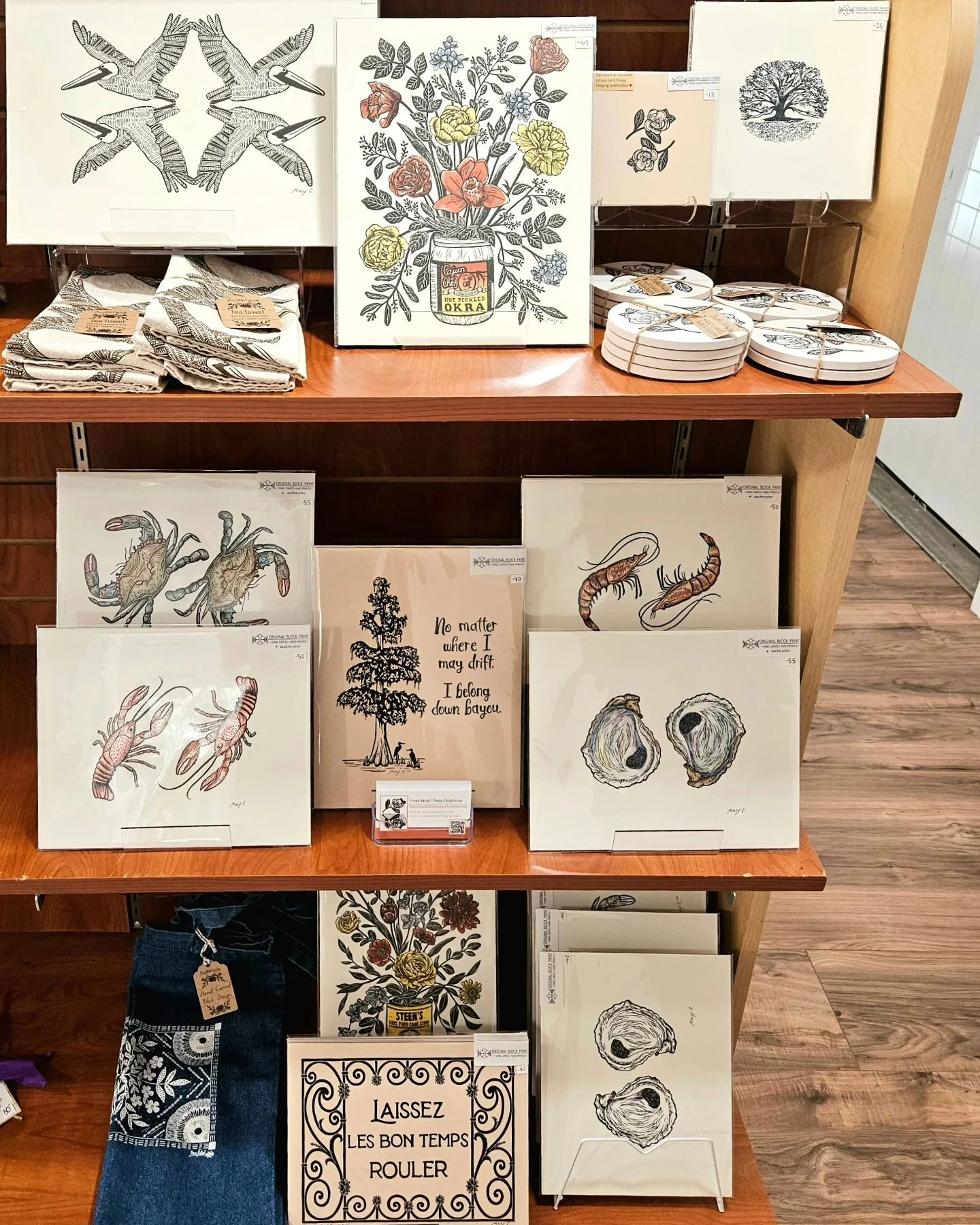 Press Relief - block printed goods for the home & body