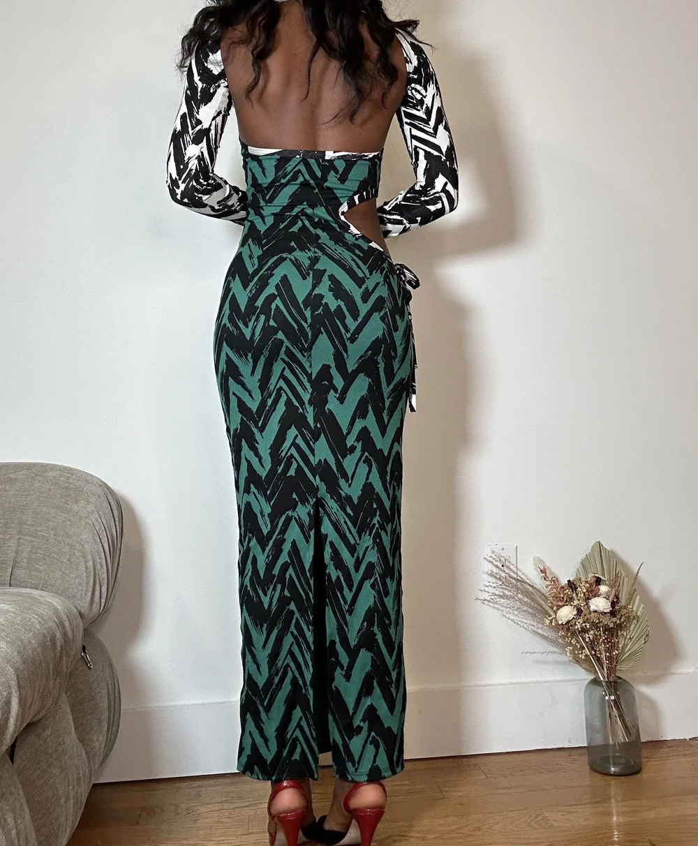 Marina Mesh Maxi Dress RED — Sammy B.
