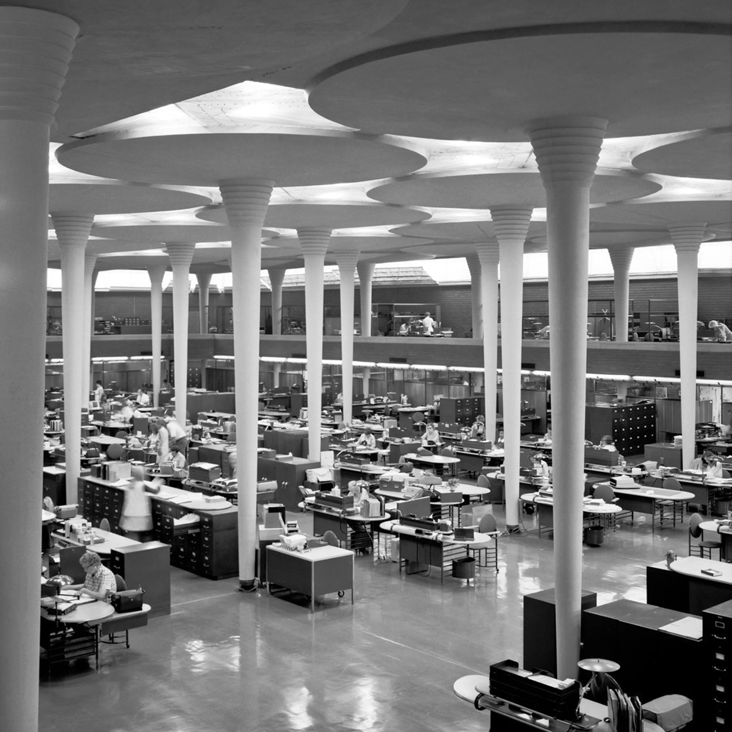 Johnson Wax Building Plan