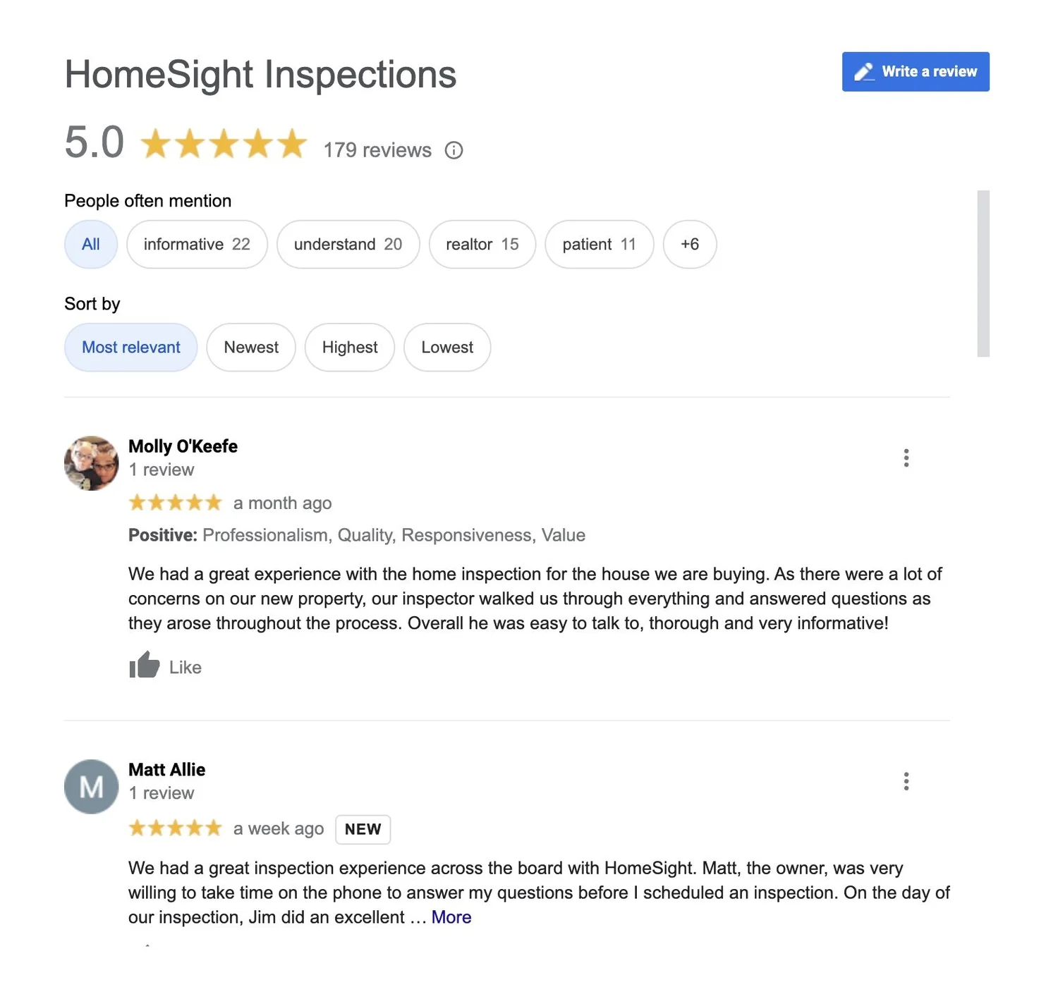 HomeSight Inspections