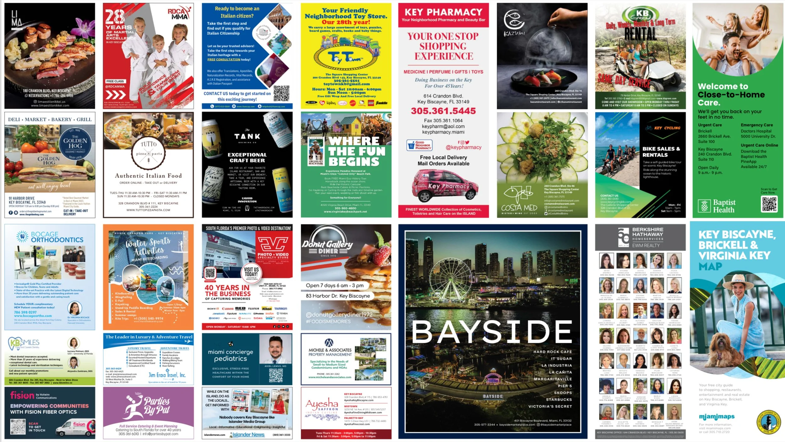 Key Biscayne - Brickell — Miami Maps