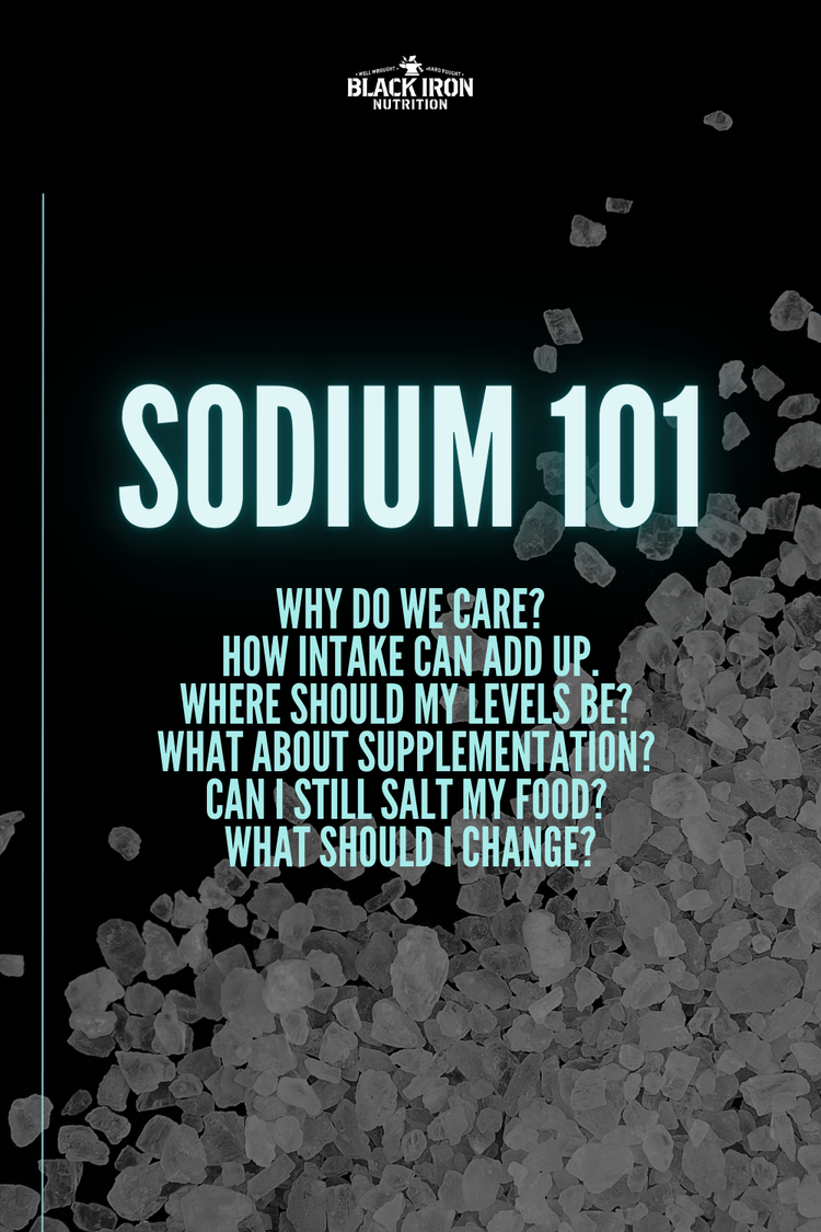 Sodium 101 — Black Iron Nutrition | Nutrition & Training Coaching