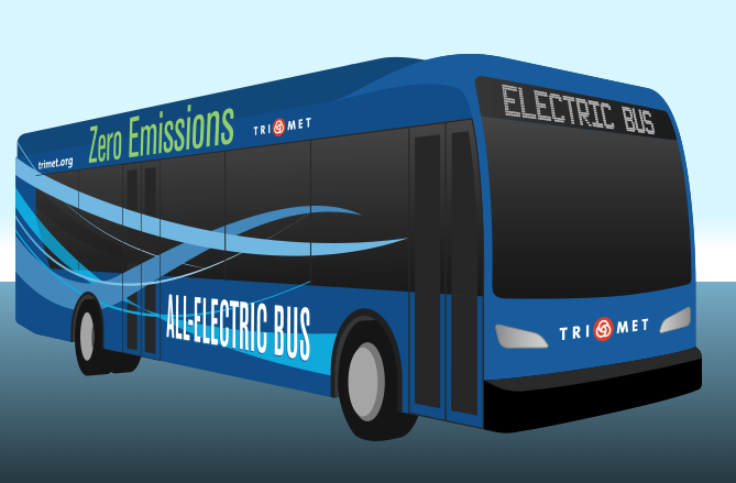 TriMet Unveils First All-Electric Bus in Portland — Go Electric Oregon