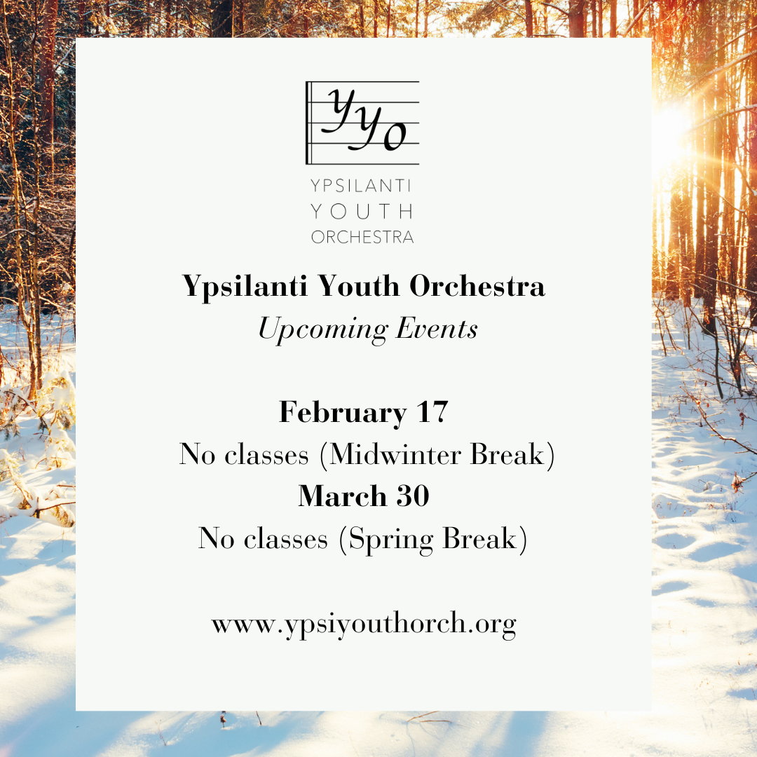 Information for YYO Families — Ypsilanti Youth Orchestra