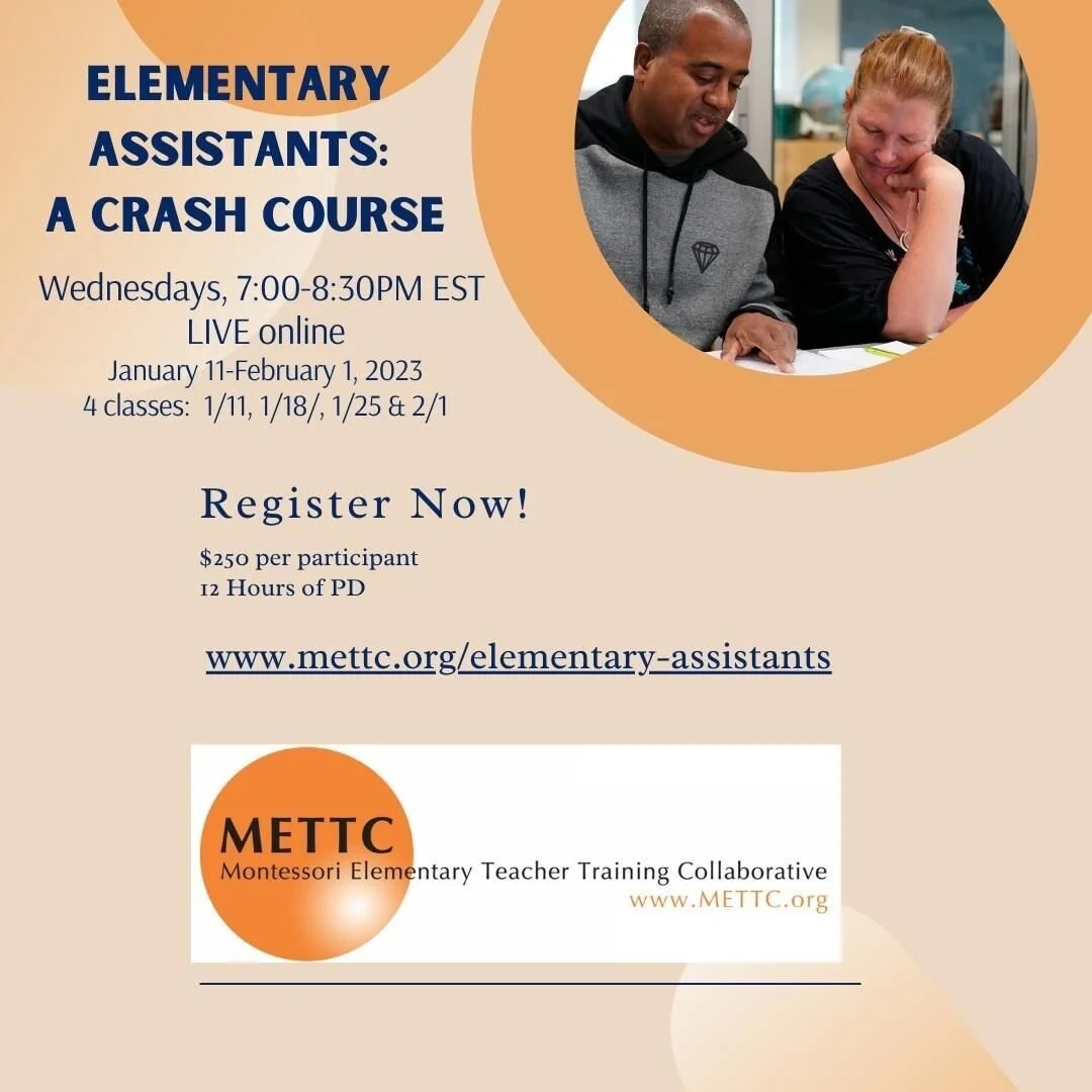 Montessori Elementary Teacher Training Collaborative