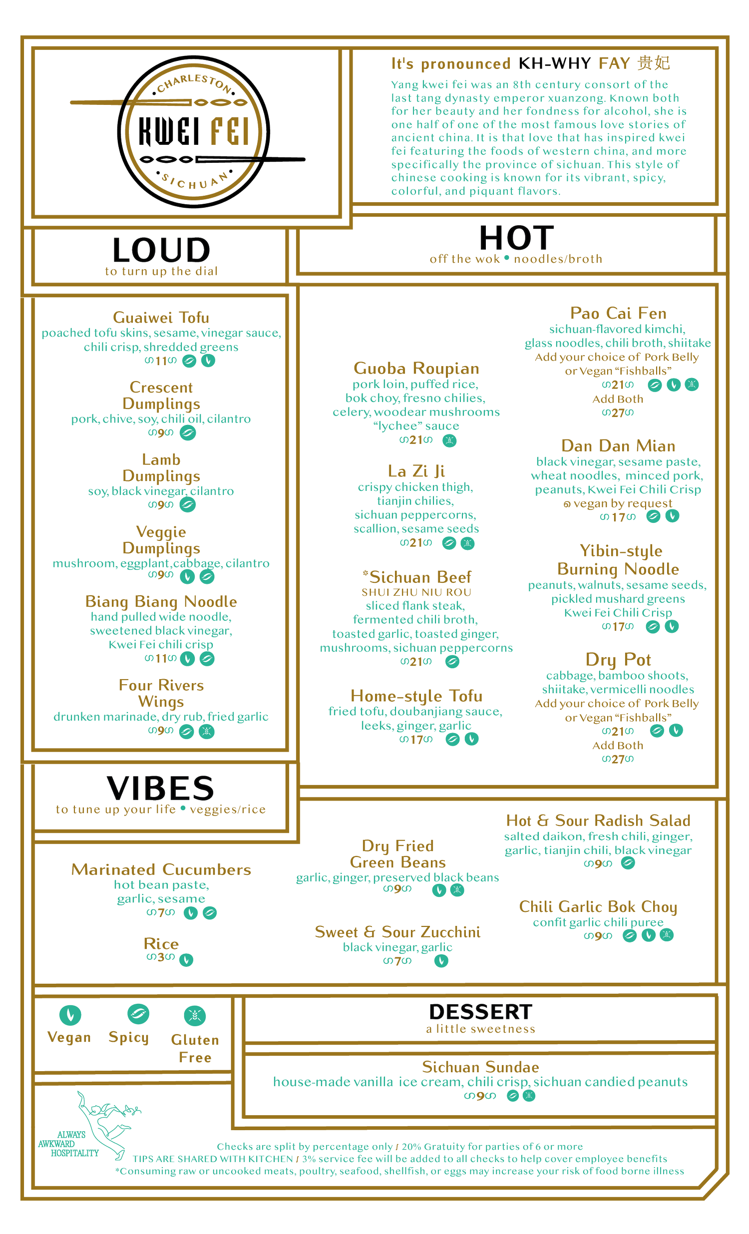 Kwei Fei Sichuan Menus — Kwei Fei