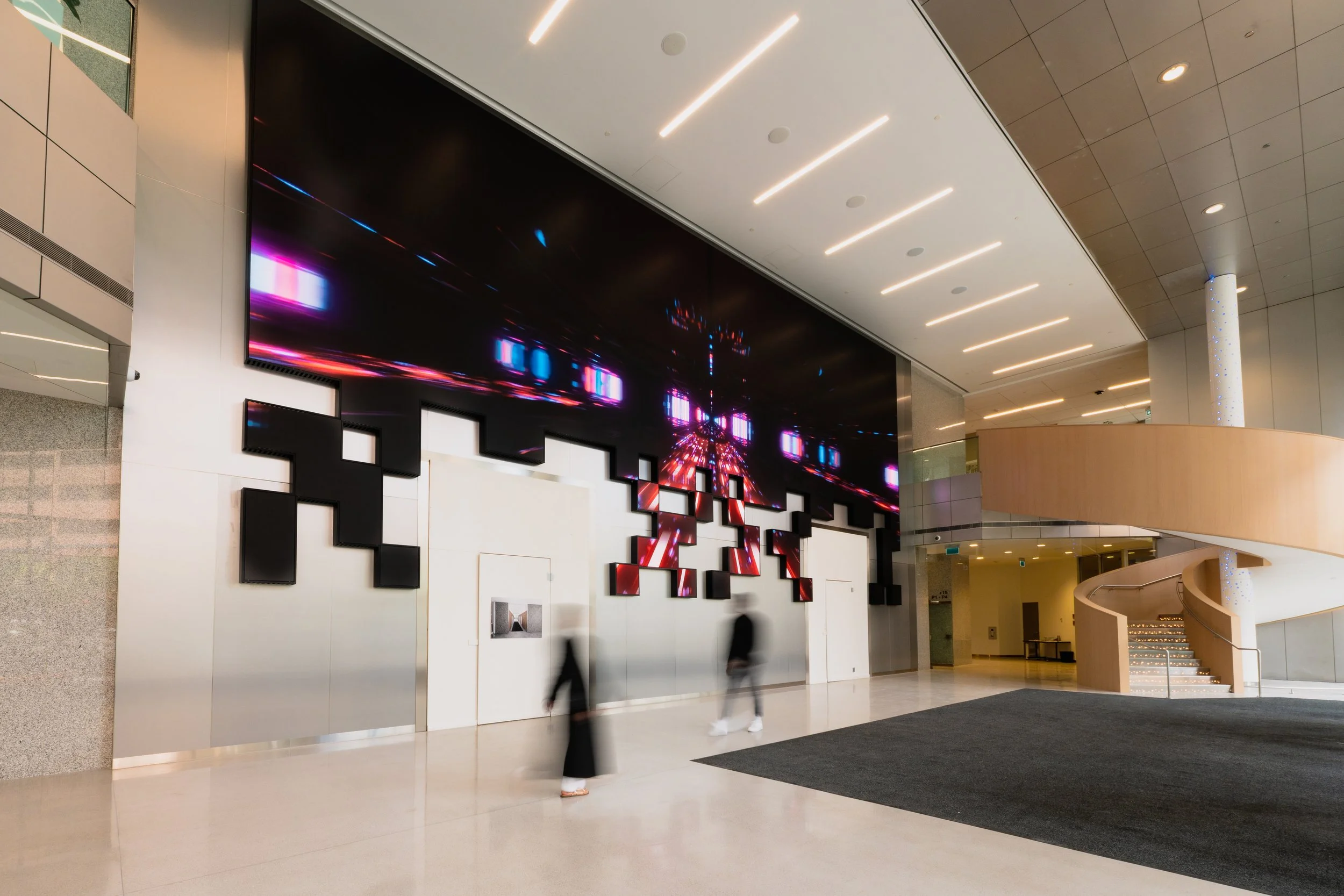 Evolution AV—Immersive LED Wall Installation | 801 Seventh Calgary ...