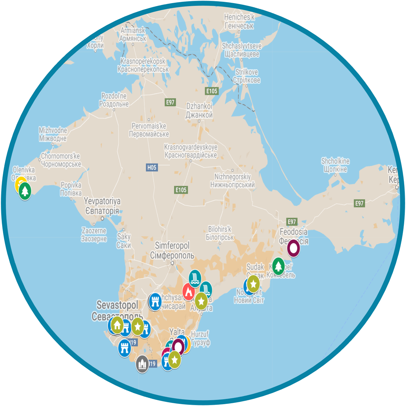 Index. Page 1. — Dots on Maps.
