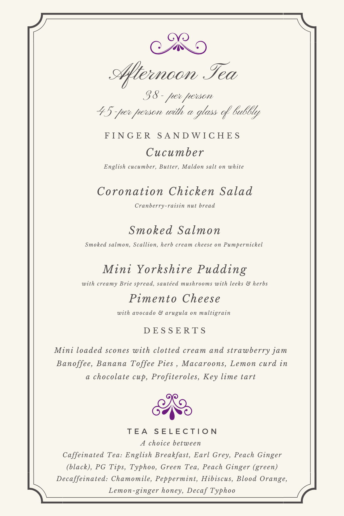 Afternoon Tea — Gruel Britannia