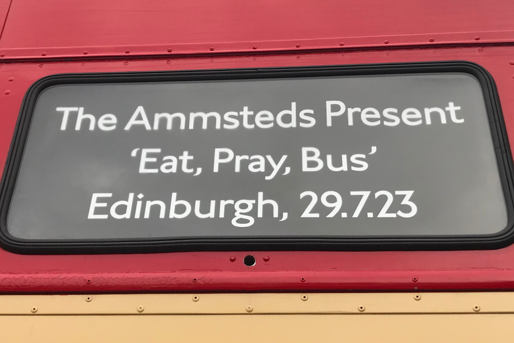 Bespoke Destination Signs — The Red Bus, Edinburgh | Vintage ...