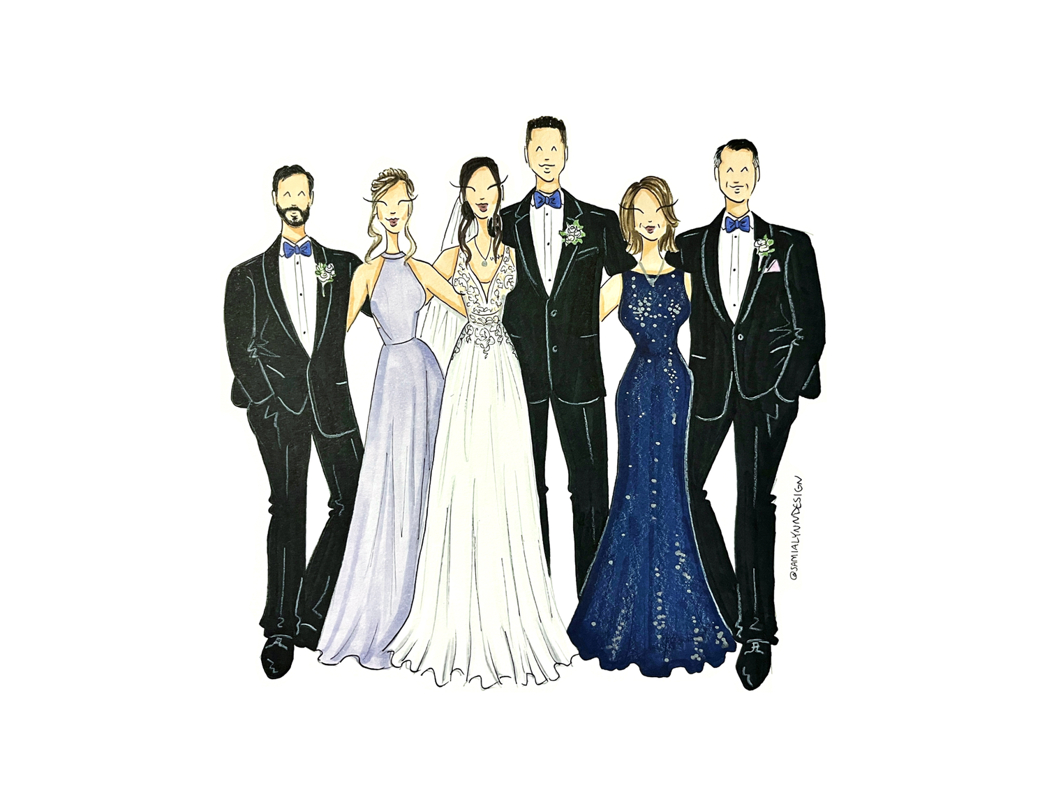 Wedding Guest Etiquette — SamiaLynn Illustration & Design
