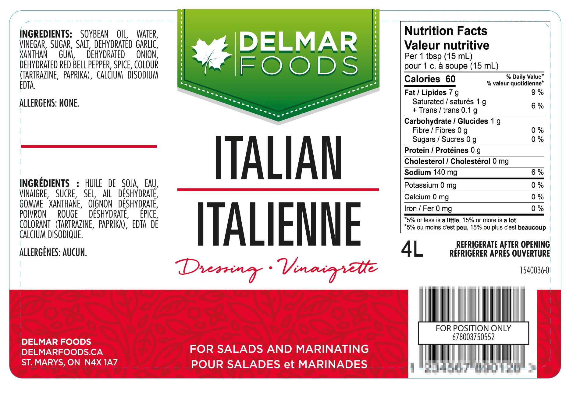Dressings — Delmar Foods | Private Label Food Manufacturer - Sauces ...