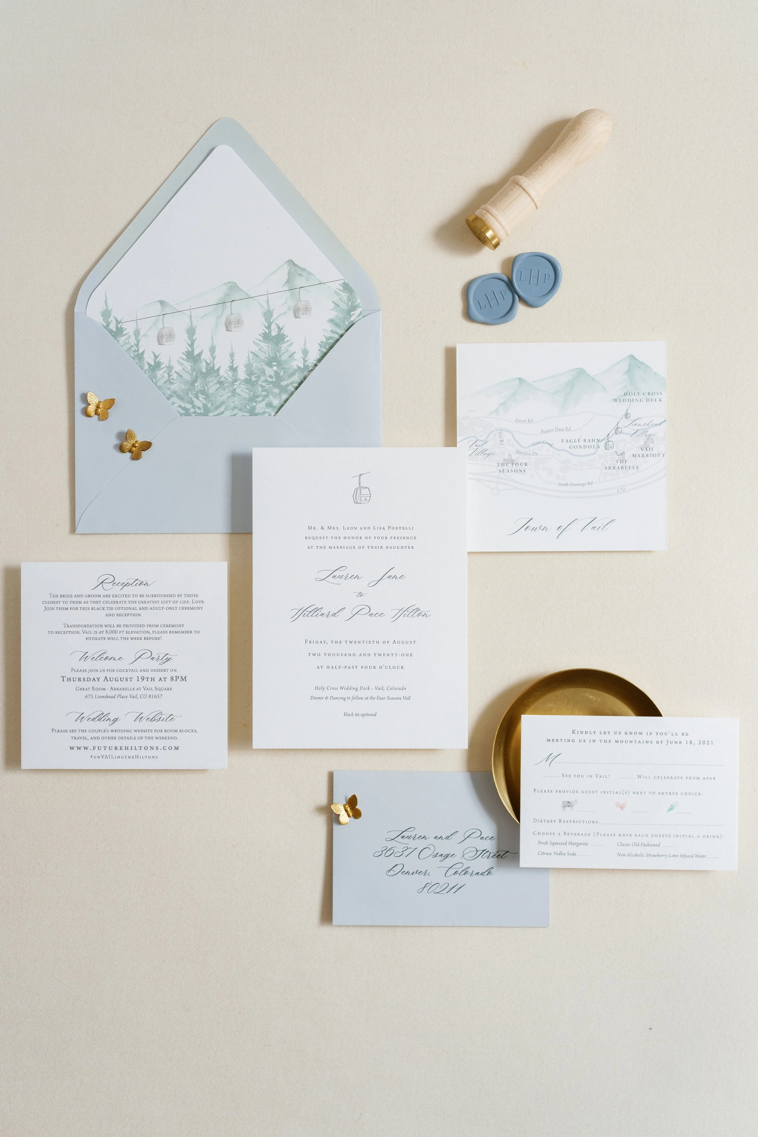 Four 13 Designs || Colorado Wedding Invitation Designer - Vail, Aspen ...