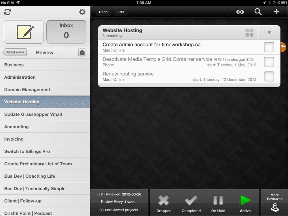 How I Use OmniFocus — Technically Simple