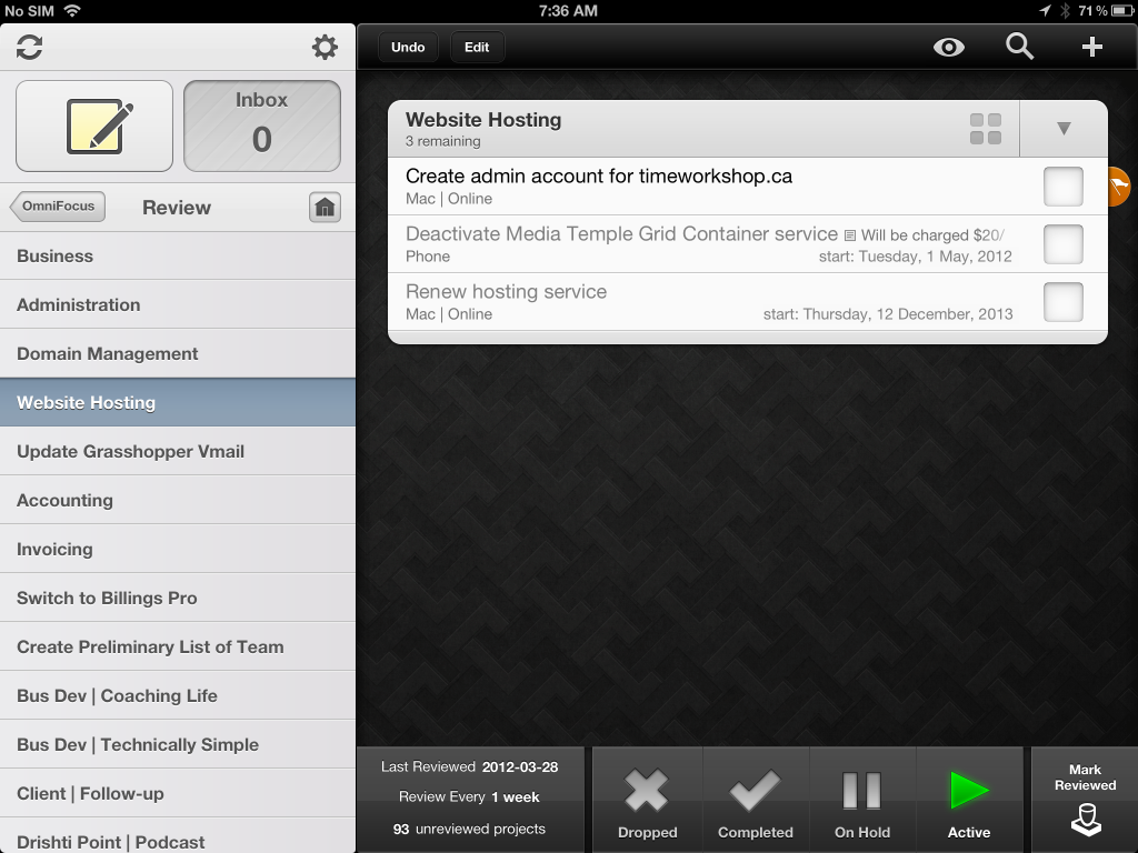 How I Use OmniFocus — Technically Simple