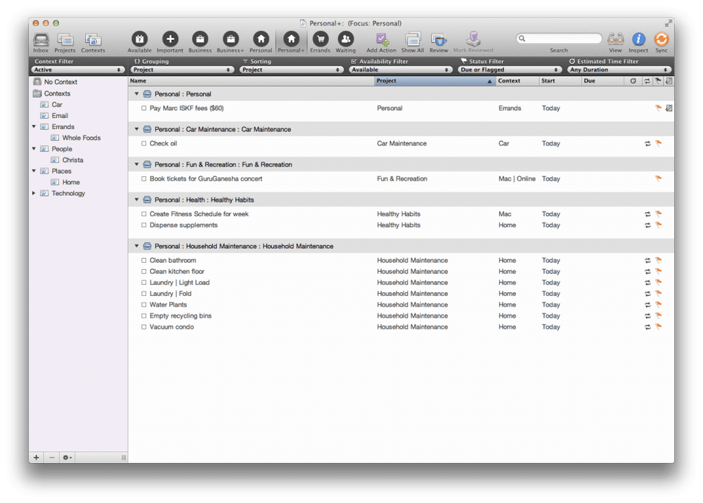 How I Use OmniFocus — Technically Simple