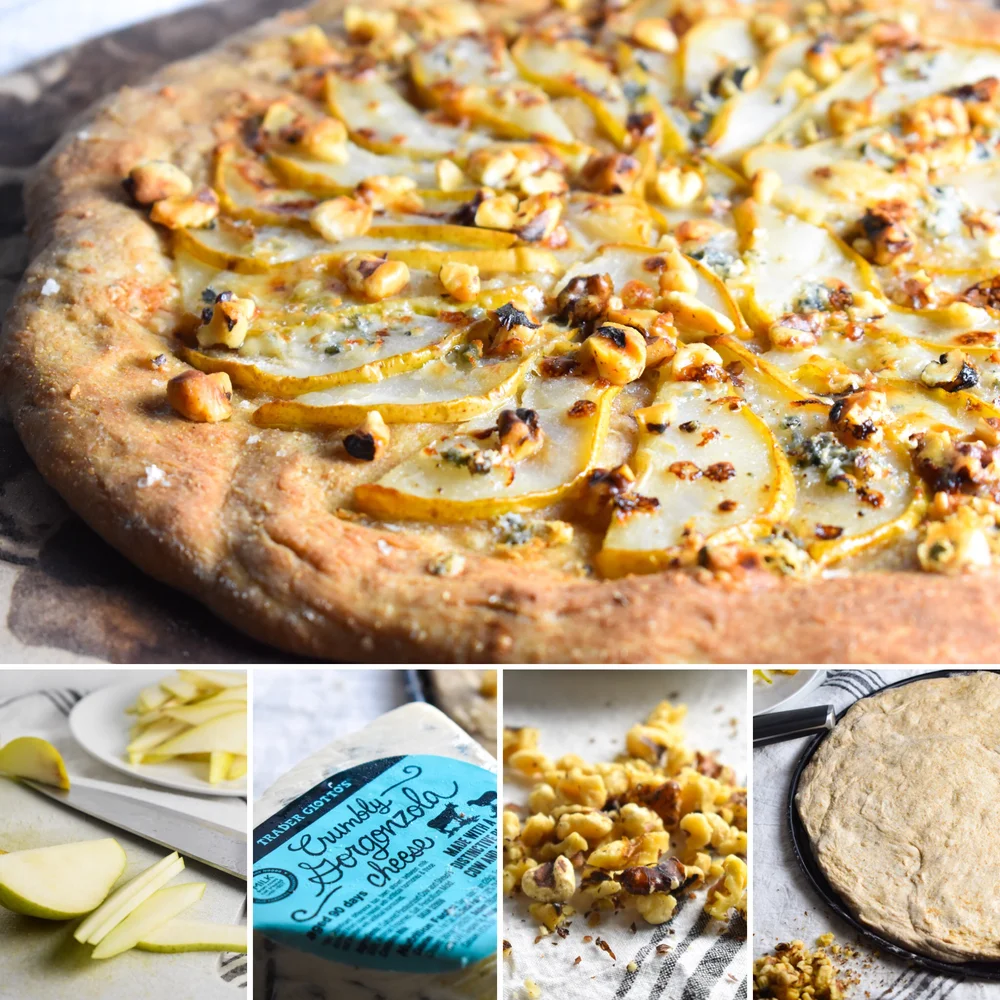 Pear and Gorgonzola Pizza | Carolyn Williams, PhD, RD