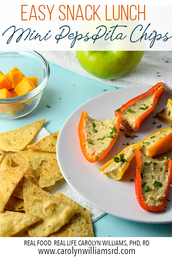Mini Peps Pita Chips | Carolyn Williams, PhD, RD