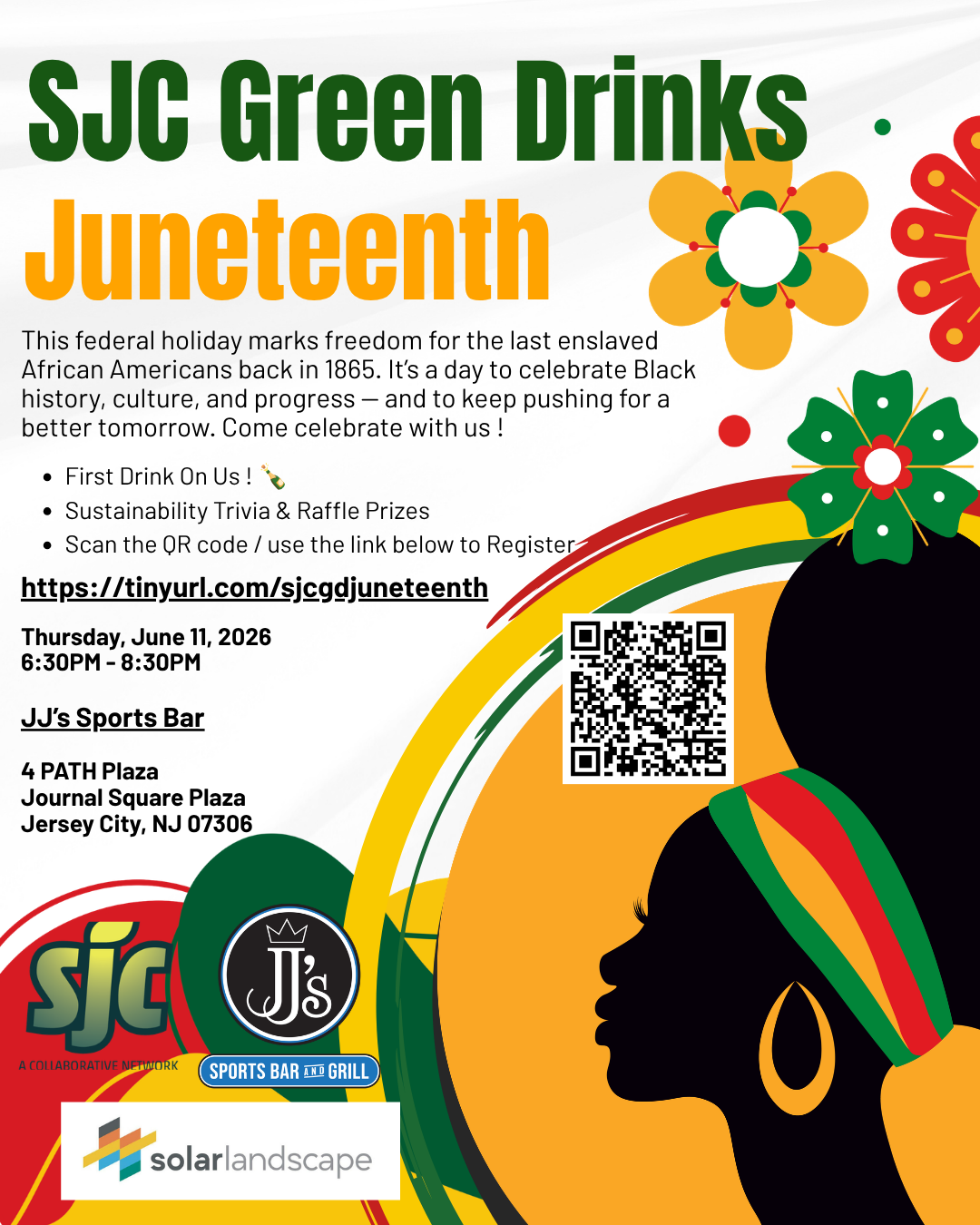 SJC Green Drinks - First Drink on Us ! — Sustainable Jersey City