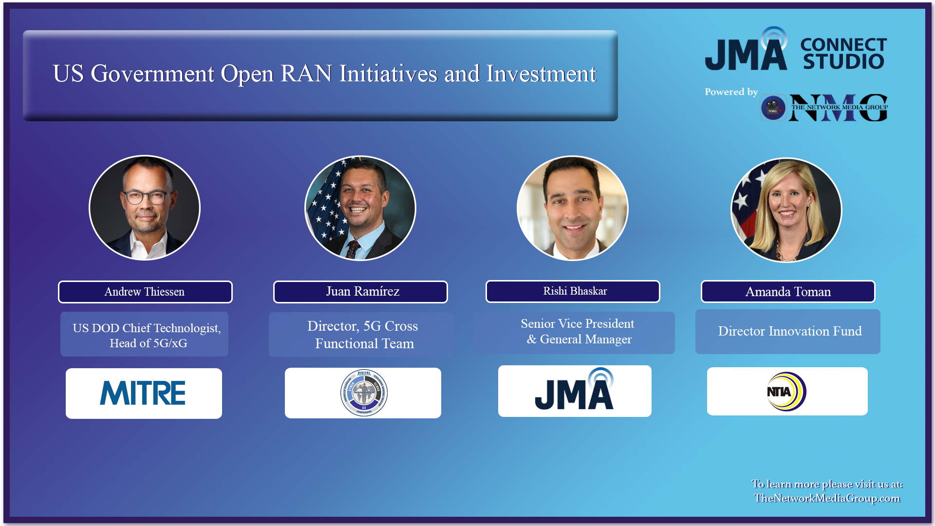 US Government Open RAN Initiatives and Investment — The Network Media Group