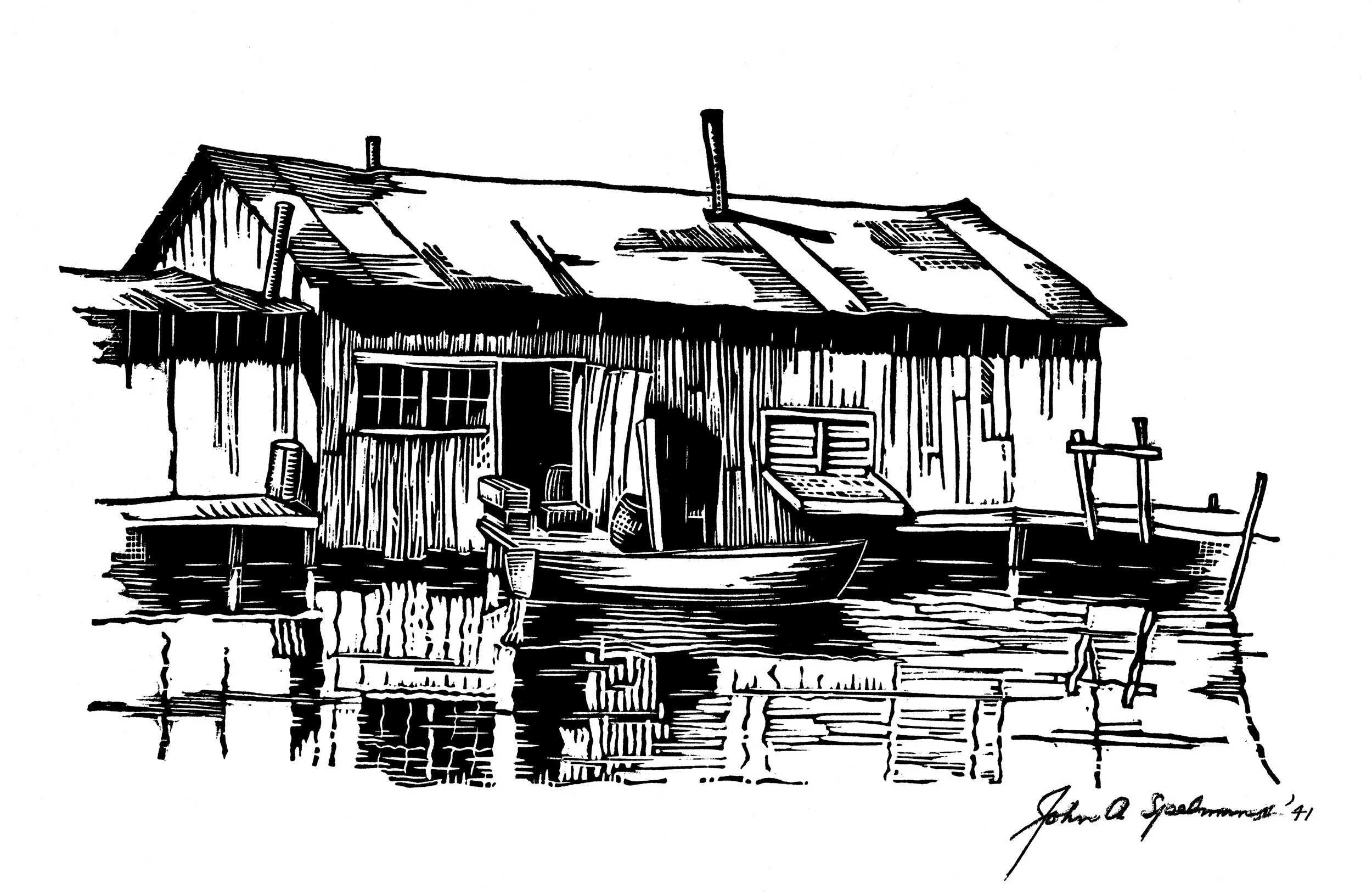 Exhibition: John A. Spelman III, Artist and Printmaker — Historic Cook ...