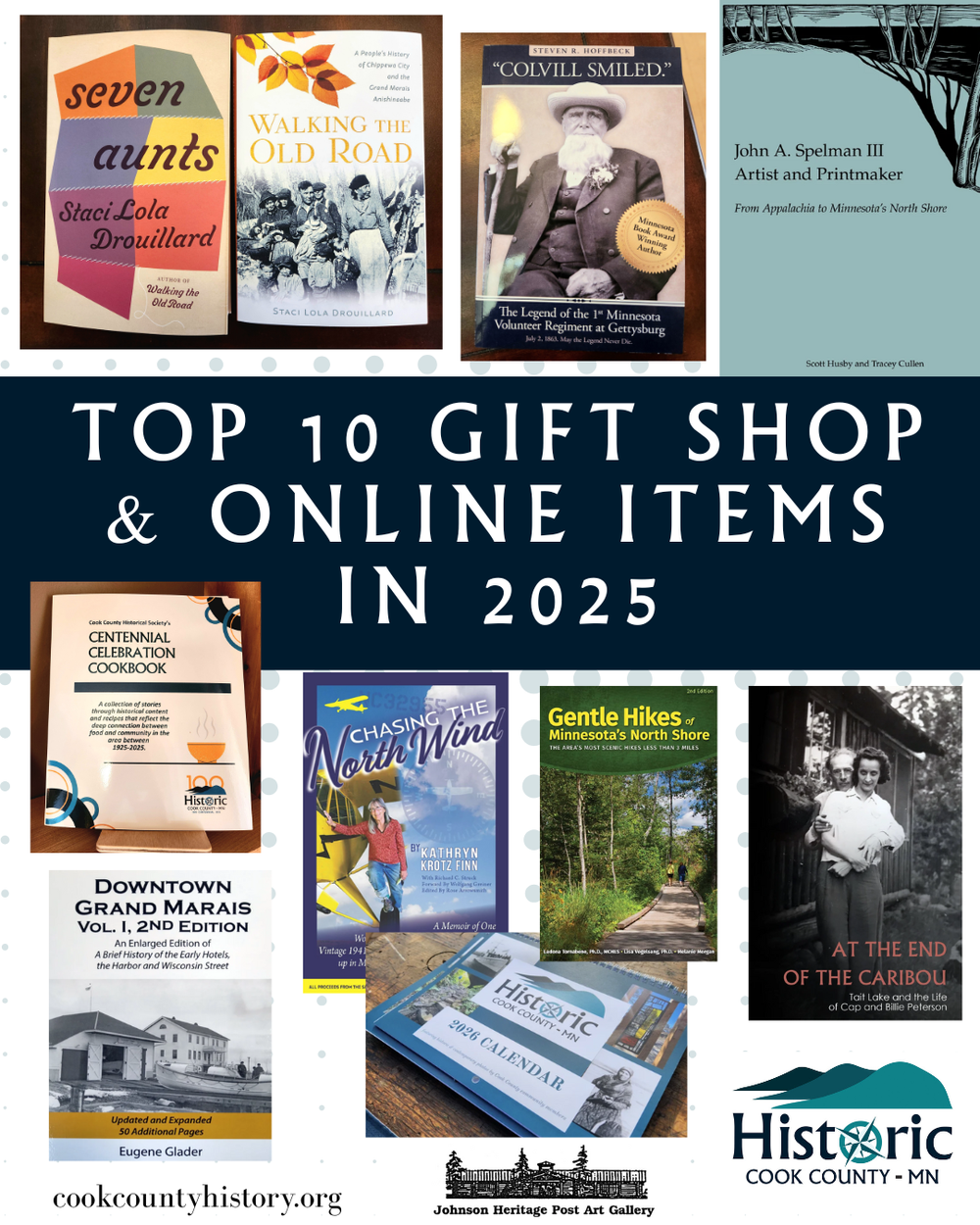 Top 10 gift shop items 2025 — Historic Cook County