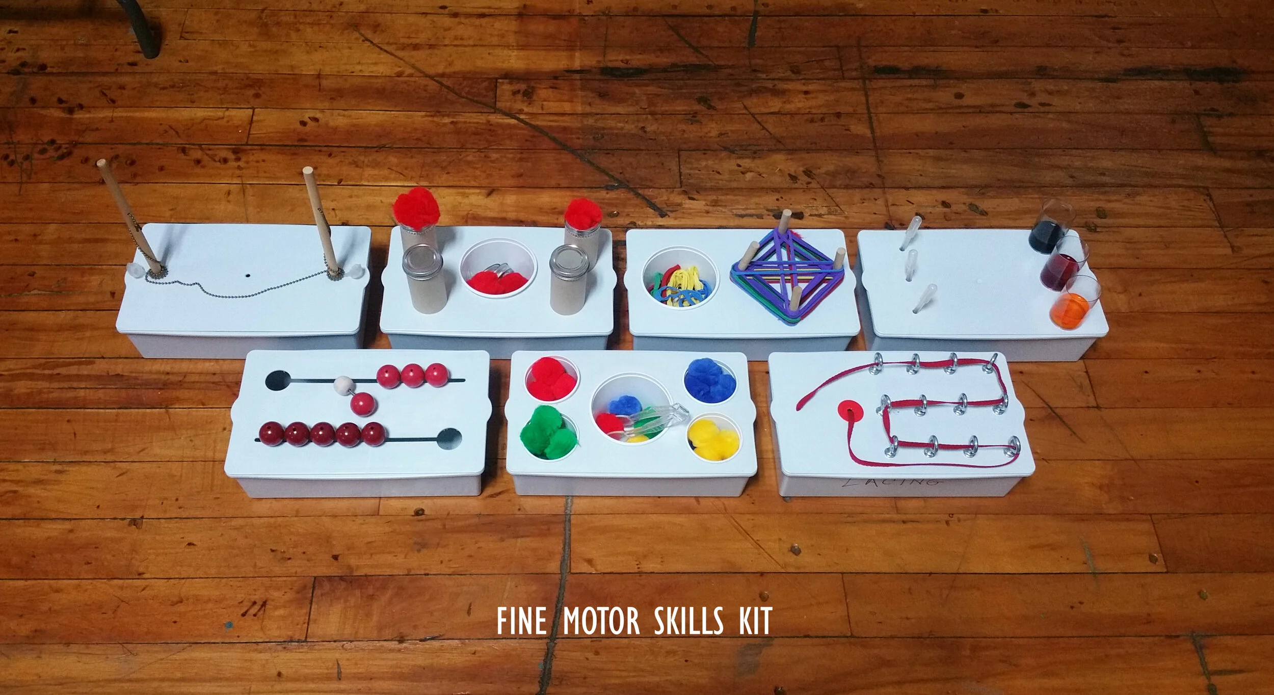 Fine Motor Skills Set: Tasks 21, 22, 24, 28, 29, 31 and 35 — ShoeboxTasks