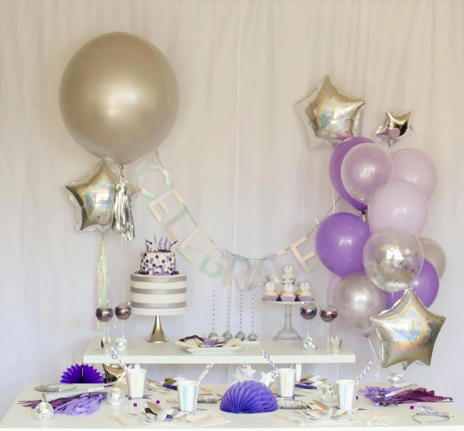 An Ultra Violet New Years Party — Mint Events | Event Planning and ...