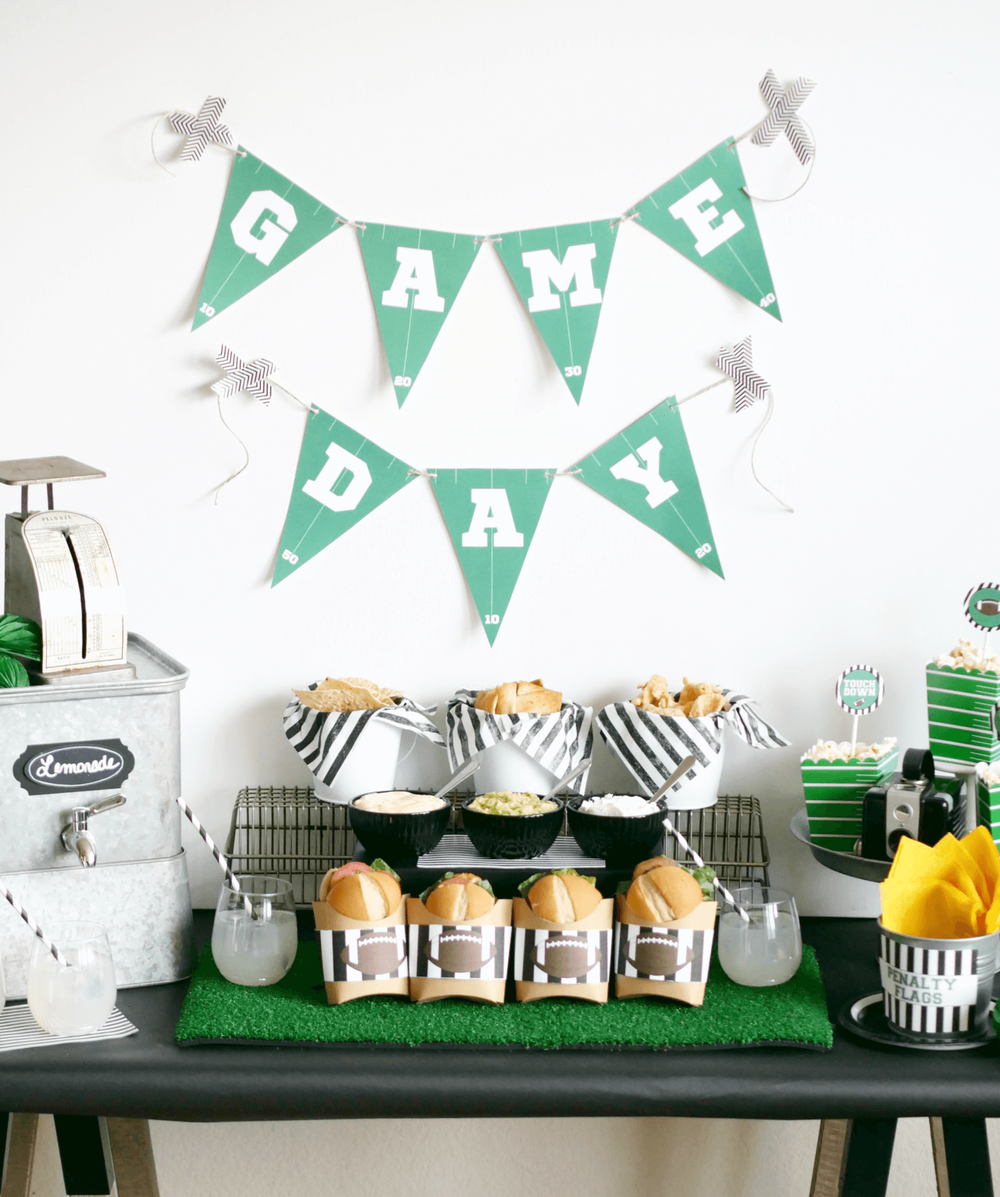Quick & Easy Game Day Snack Table — Mint Events