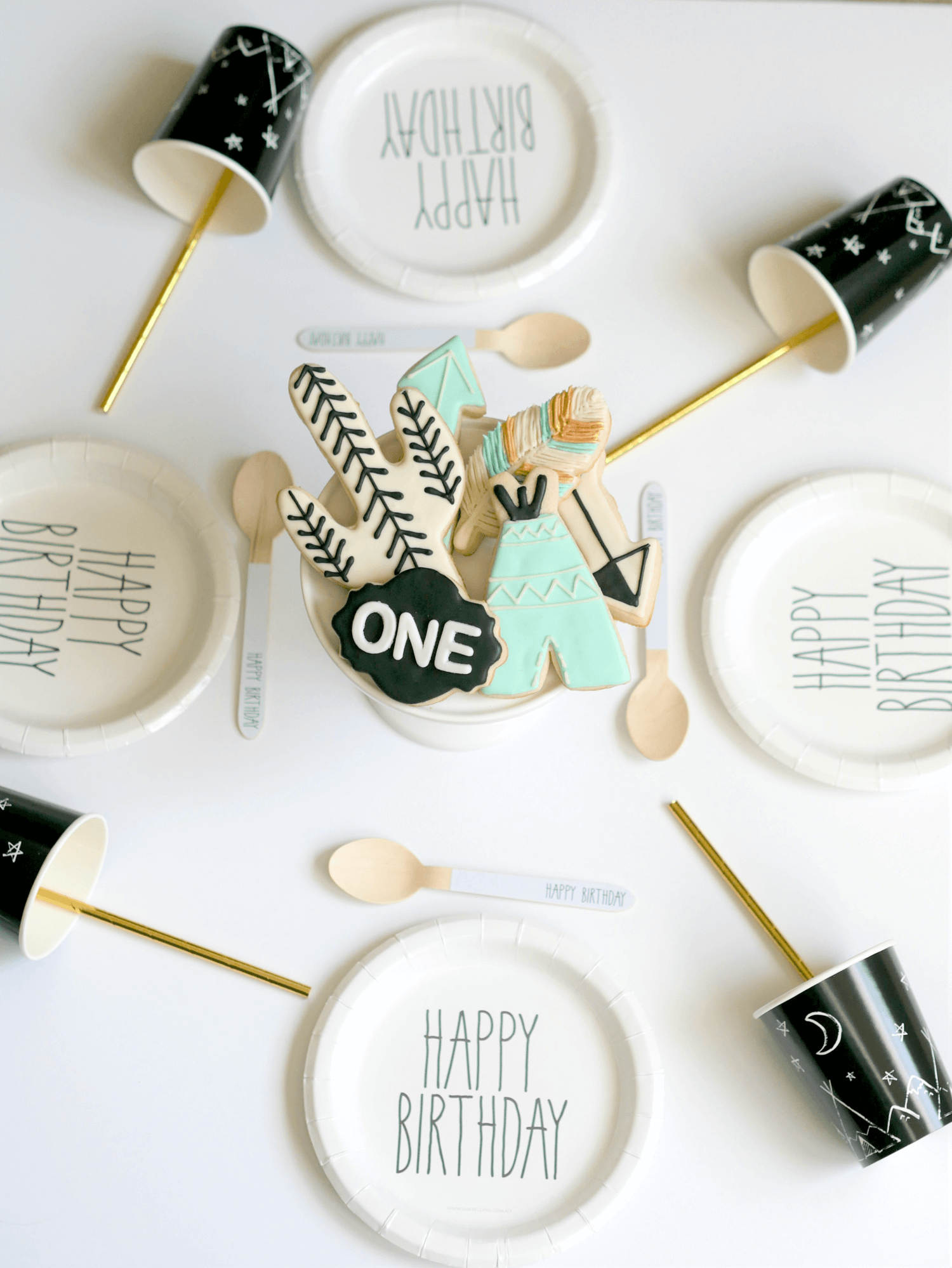 A Modern "Be Brave" Twins Party — Mint Events | Event Planning and ...